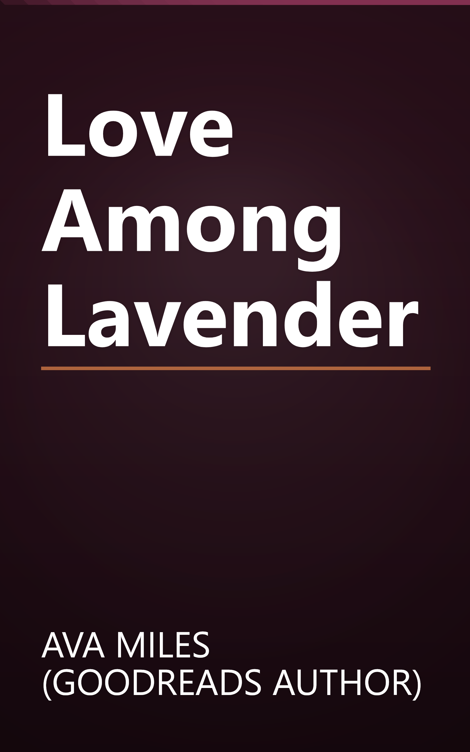 Love Among Lavender book cover