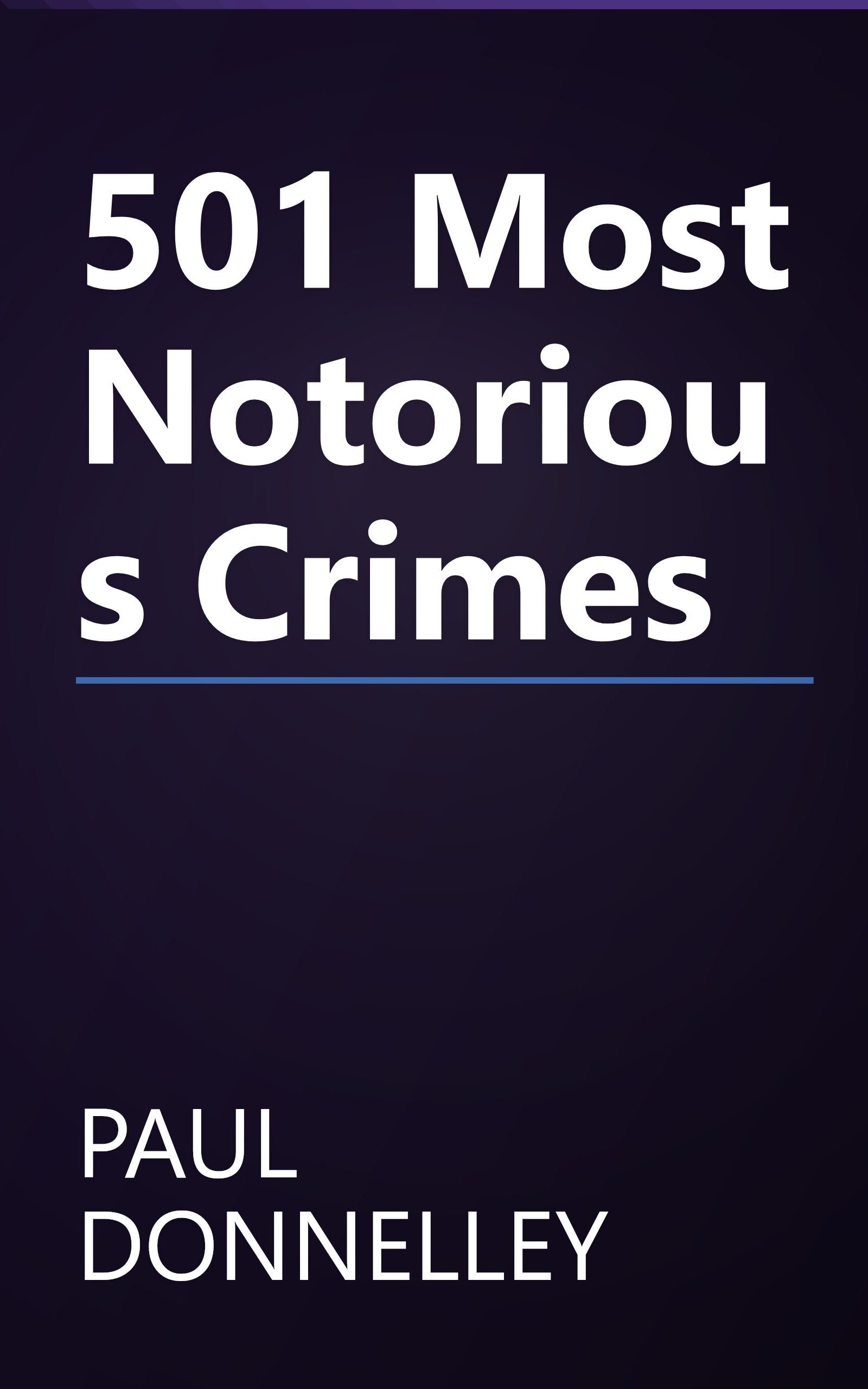 501 Most Notorious Crimes book cover