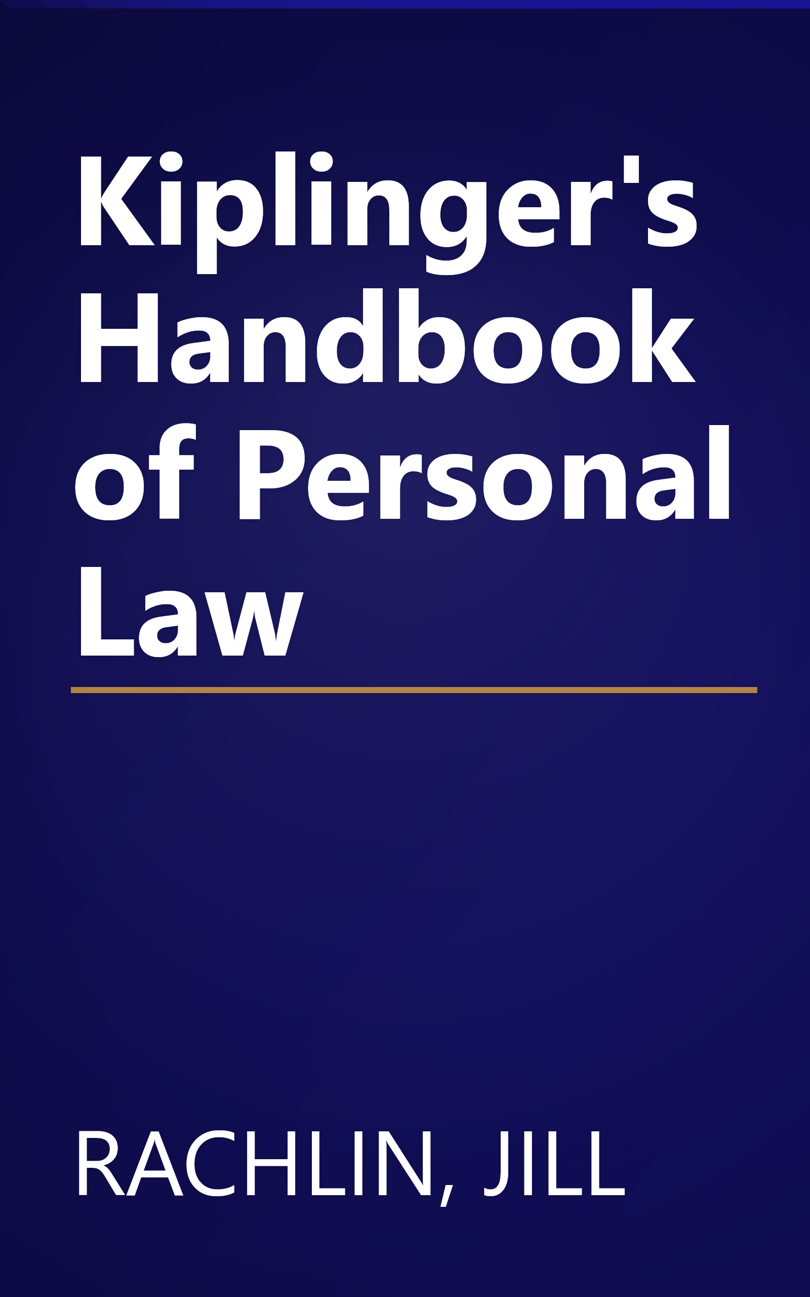 Kiplinger's Handbook of Personal Law book cover