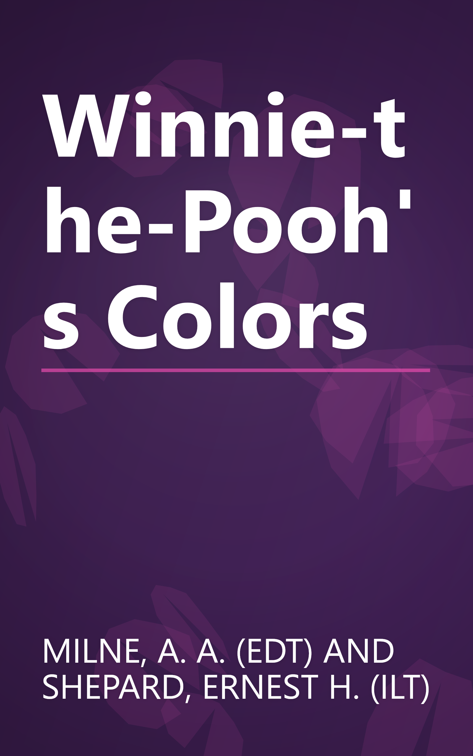 Winnie-the-Pooh's Colors book cover