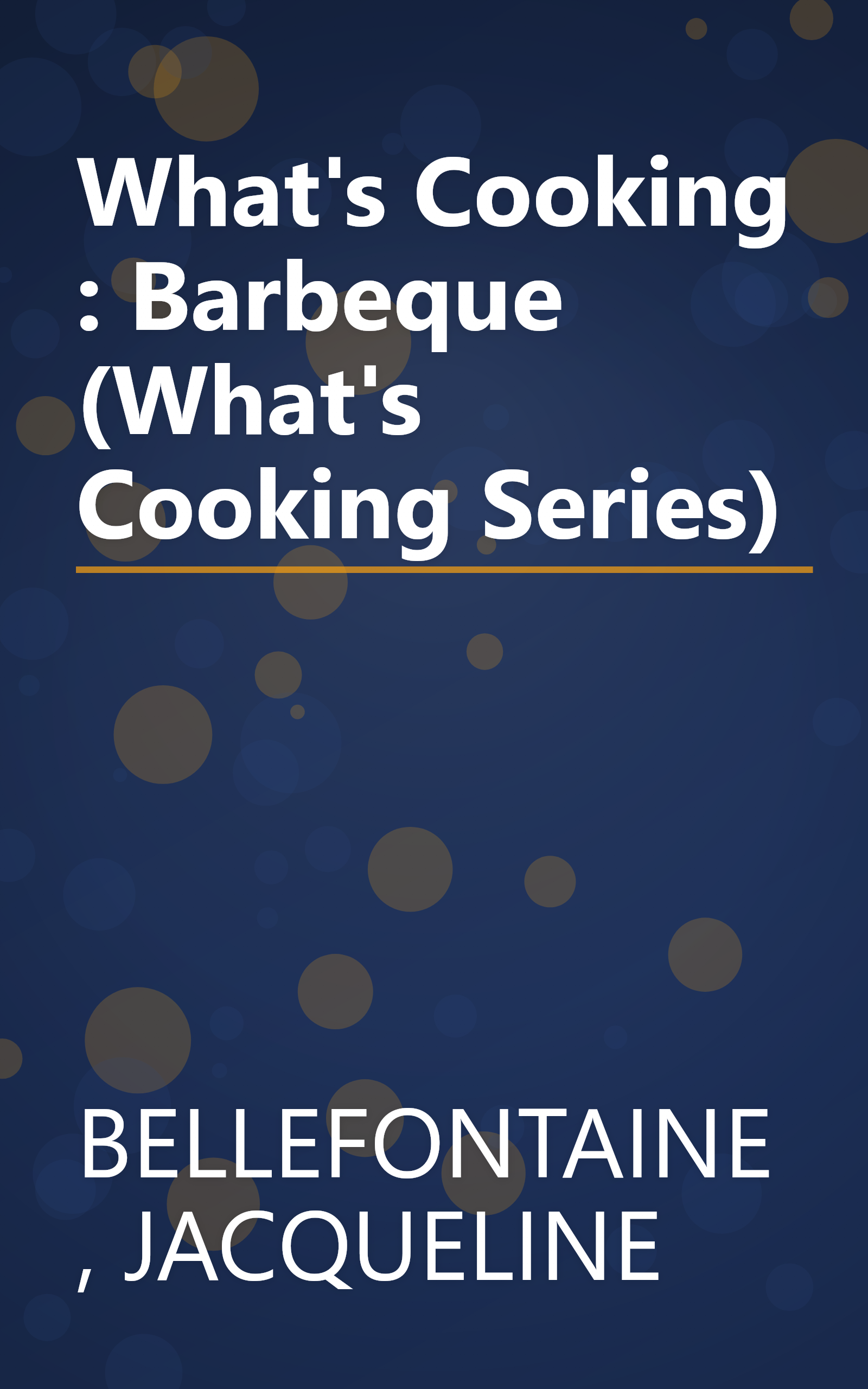 What's Cooking : Barbeque (What's Cooking Series) book cover