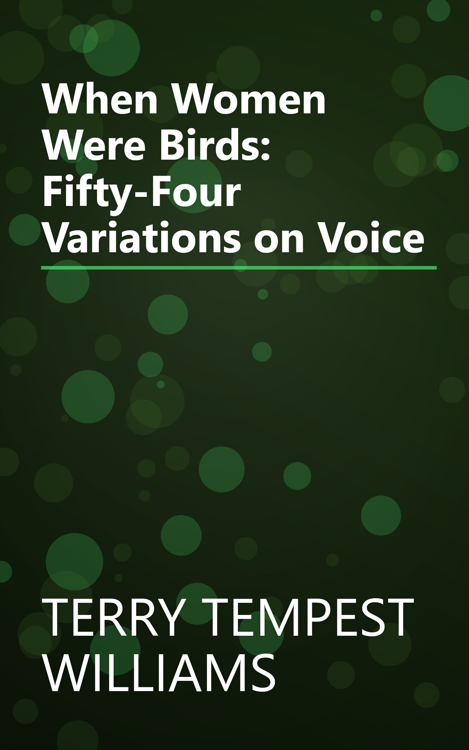 When Women Were Birds: Fifty-Four Variations on Voice book cover