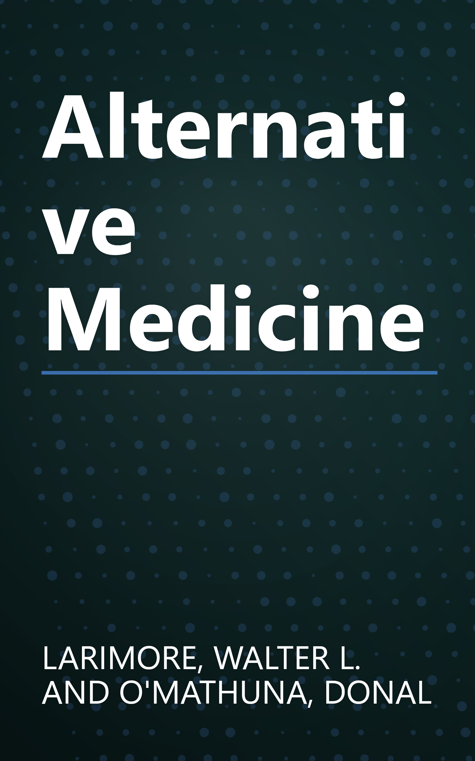 Alternative Medicine book cover