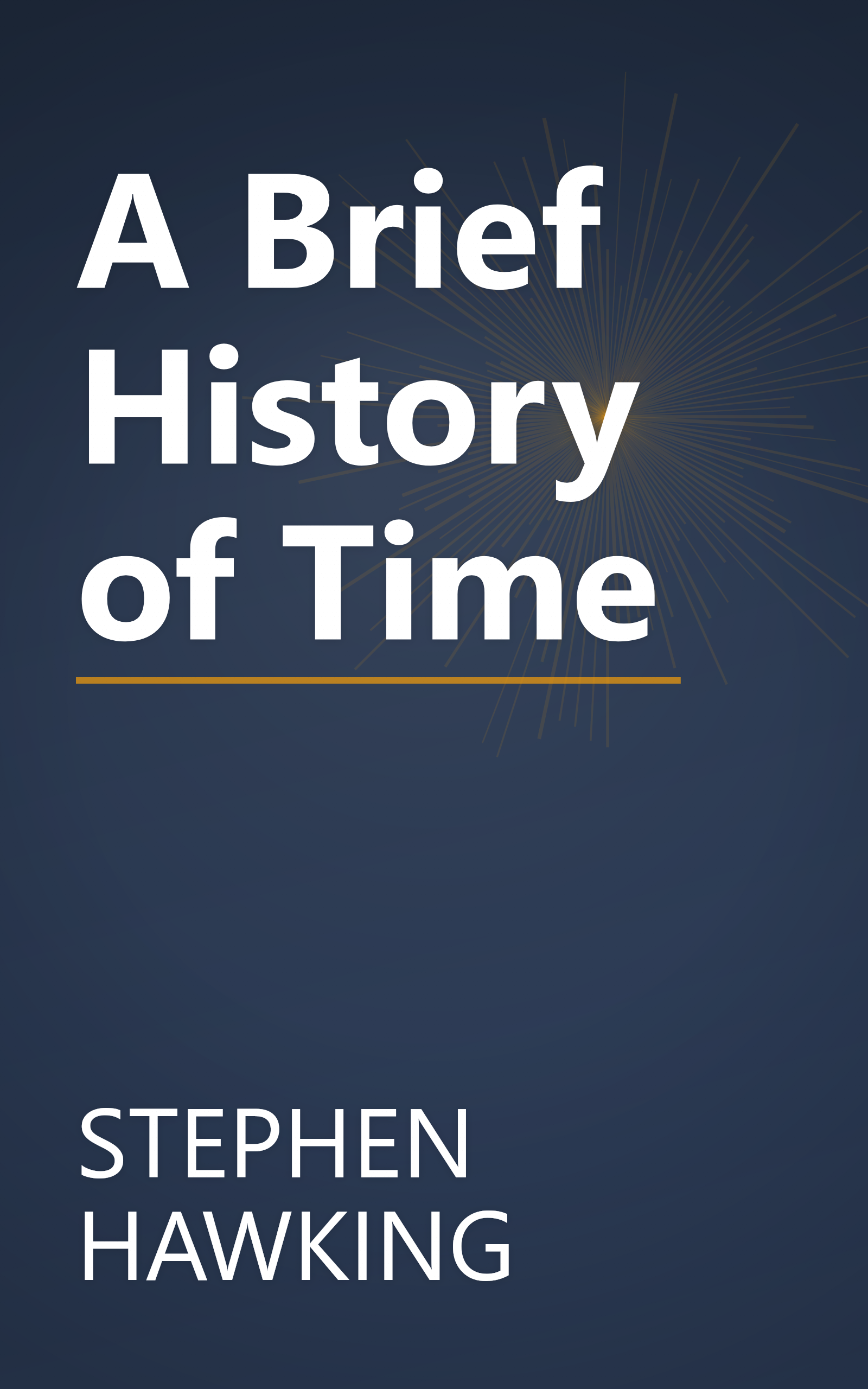 A Brief History of Time book cover