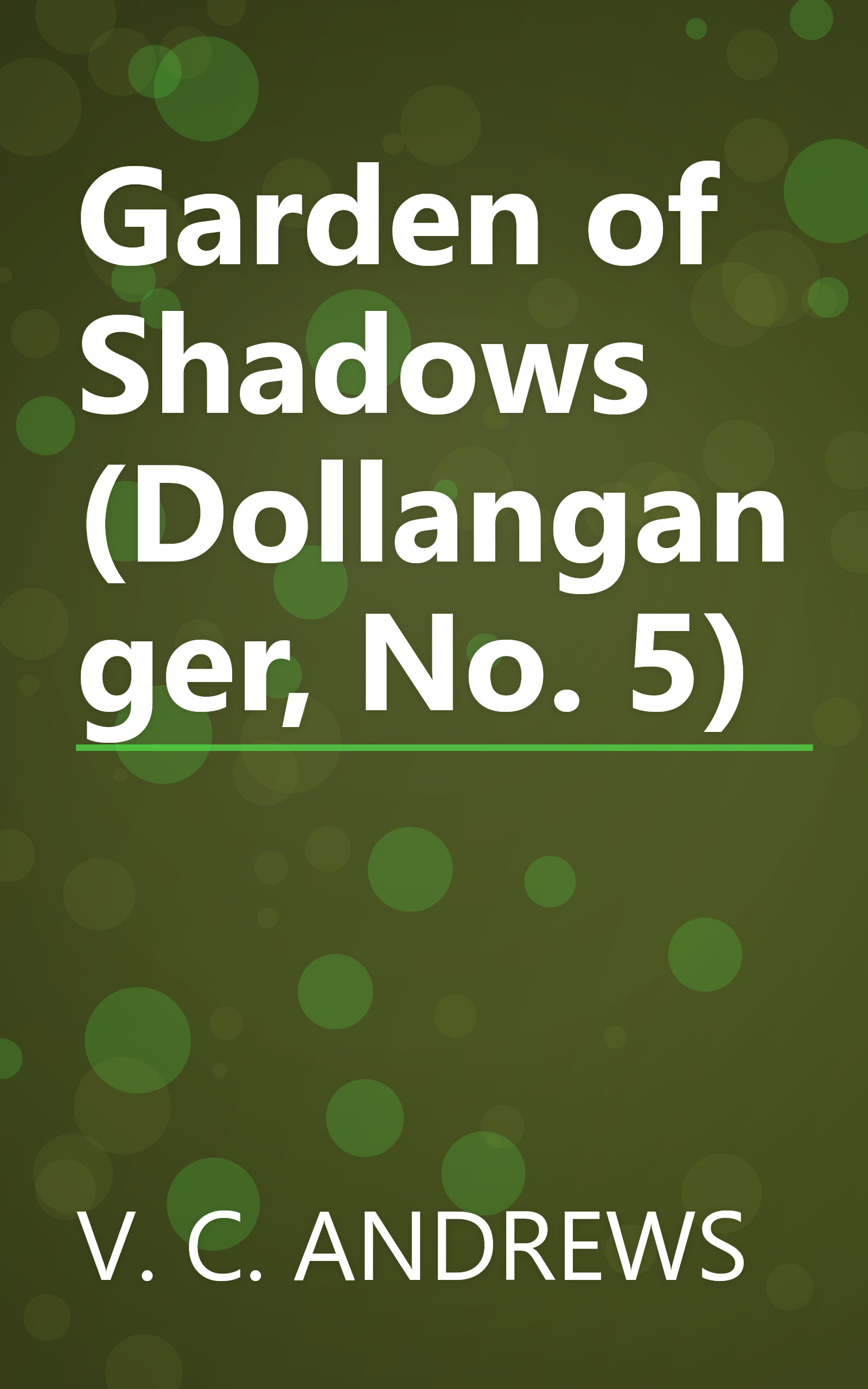 Garden of Shadows (Dollanganger, No. 5) book cover