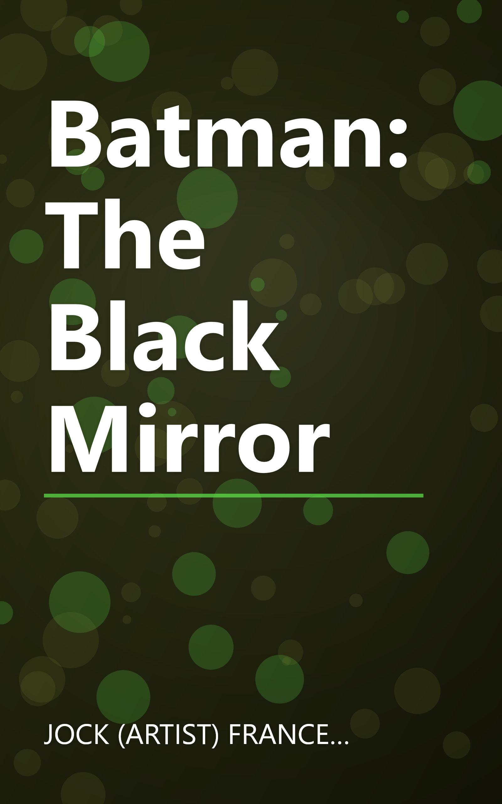 Batman: The Black Mirror book cover