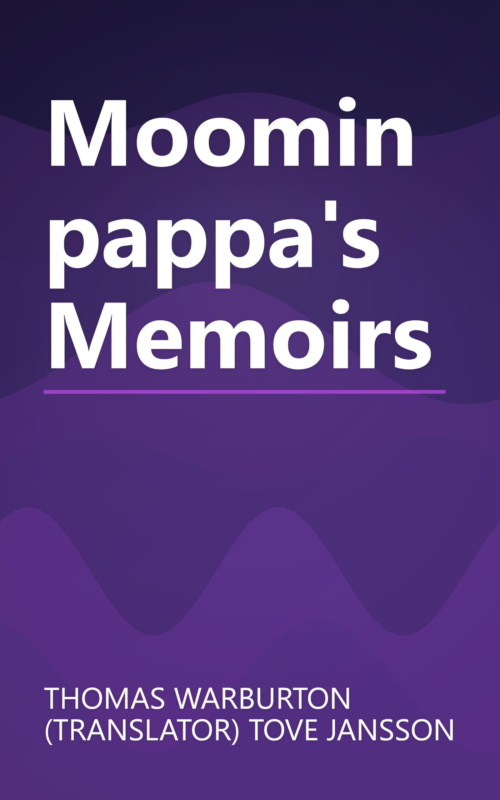 Moominpappa's Memoirs book cover