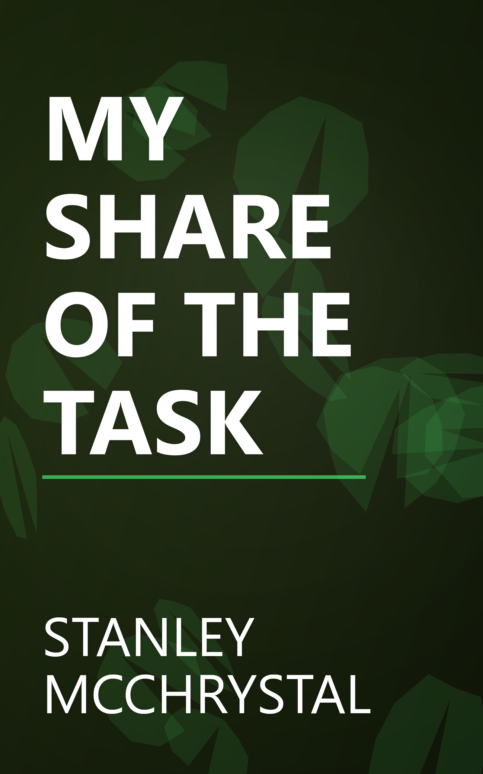 MY SHARE OF THE TASK book cover