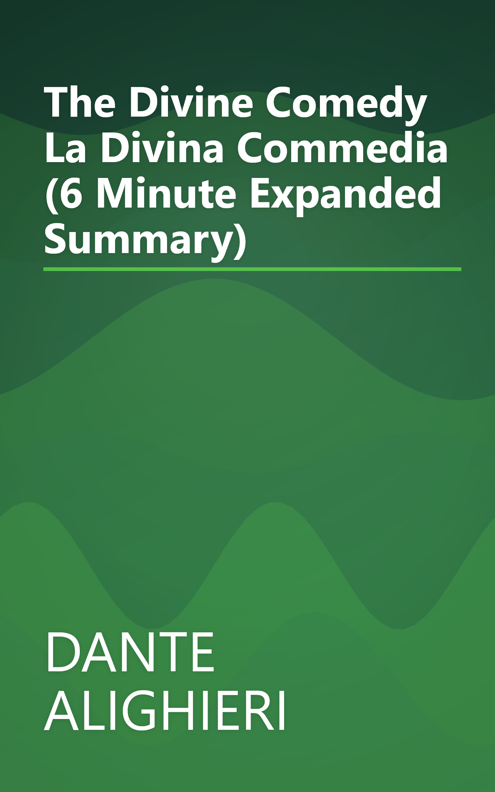 The Divine Comedy  La Divina Commedia  (6 Minute   Expanded Summary) book cover