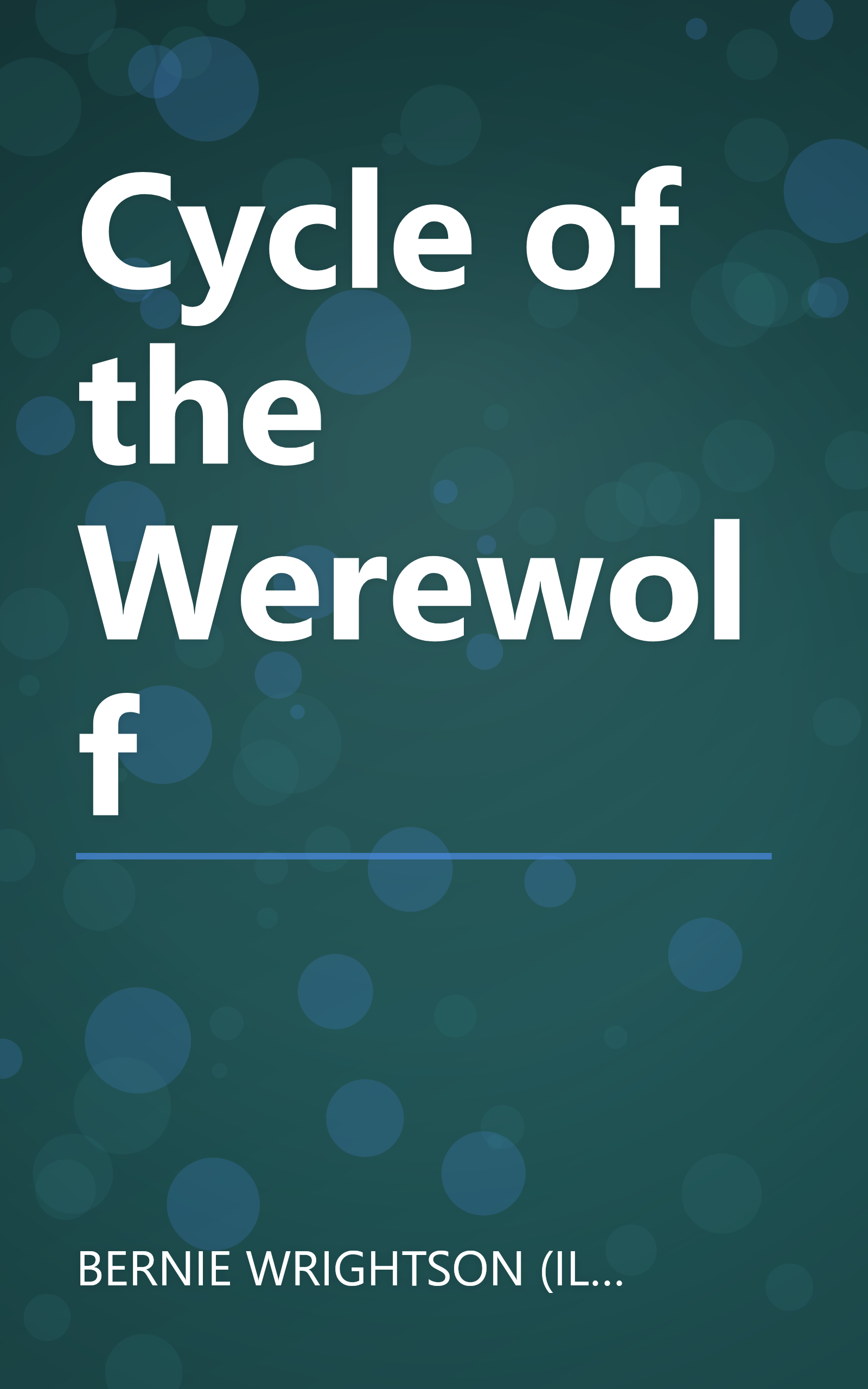 Cycle of the Werewolf book cover