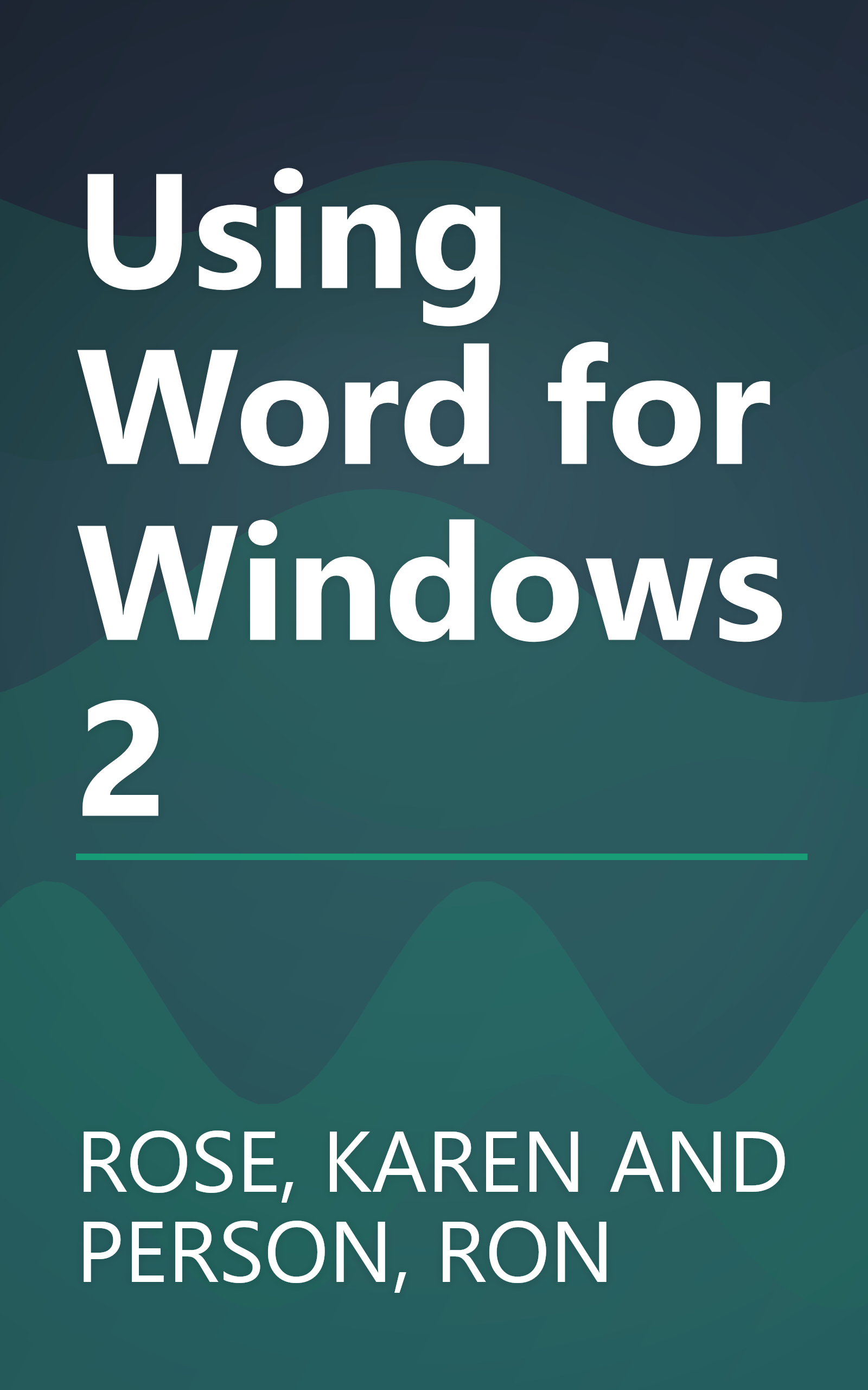 Using Word for Windows 2 book cover