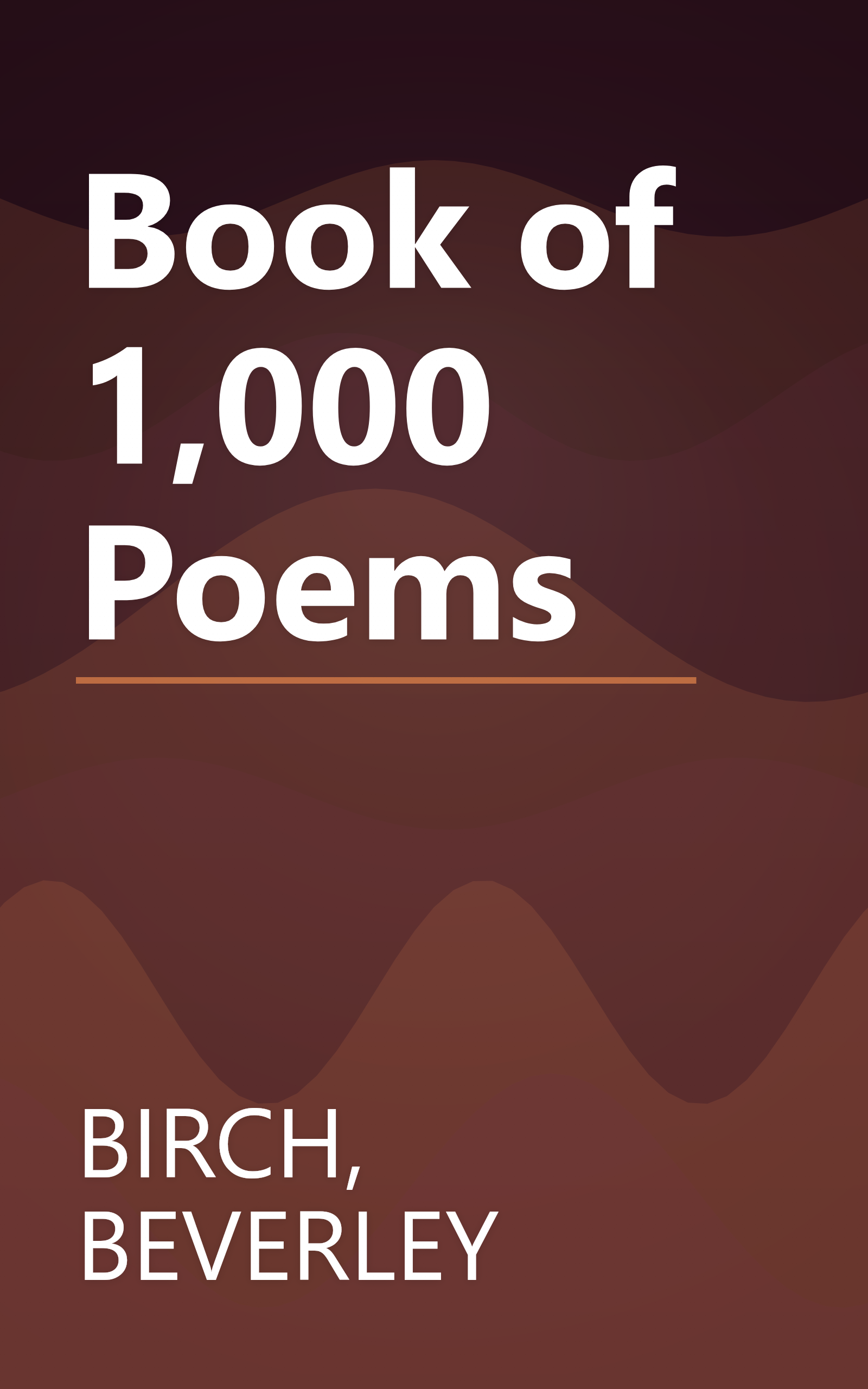 Book of 1,000 Poems book cover