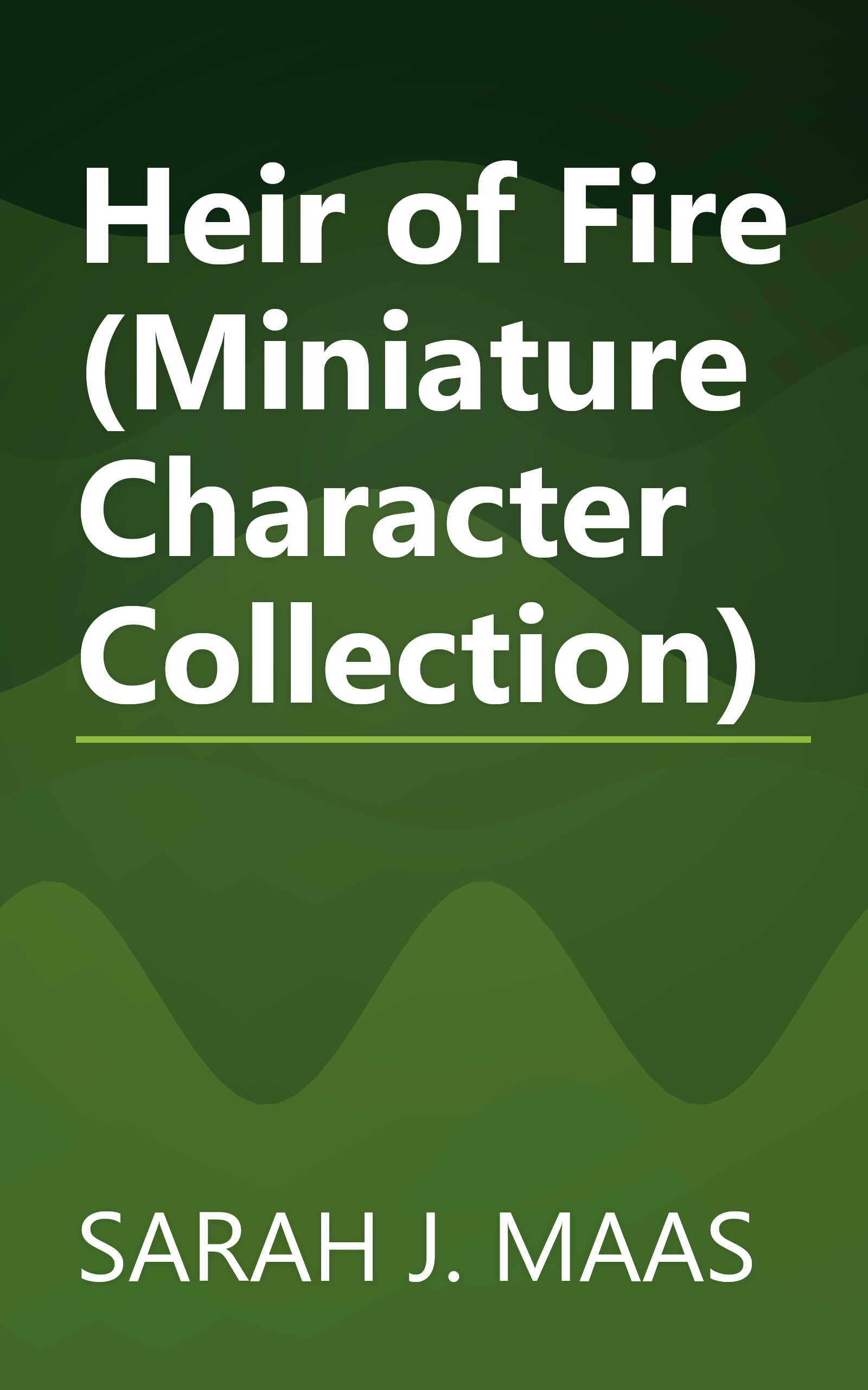 Heir of Fire (Miniature Character Collection) book cover