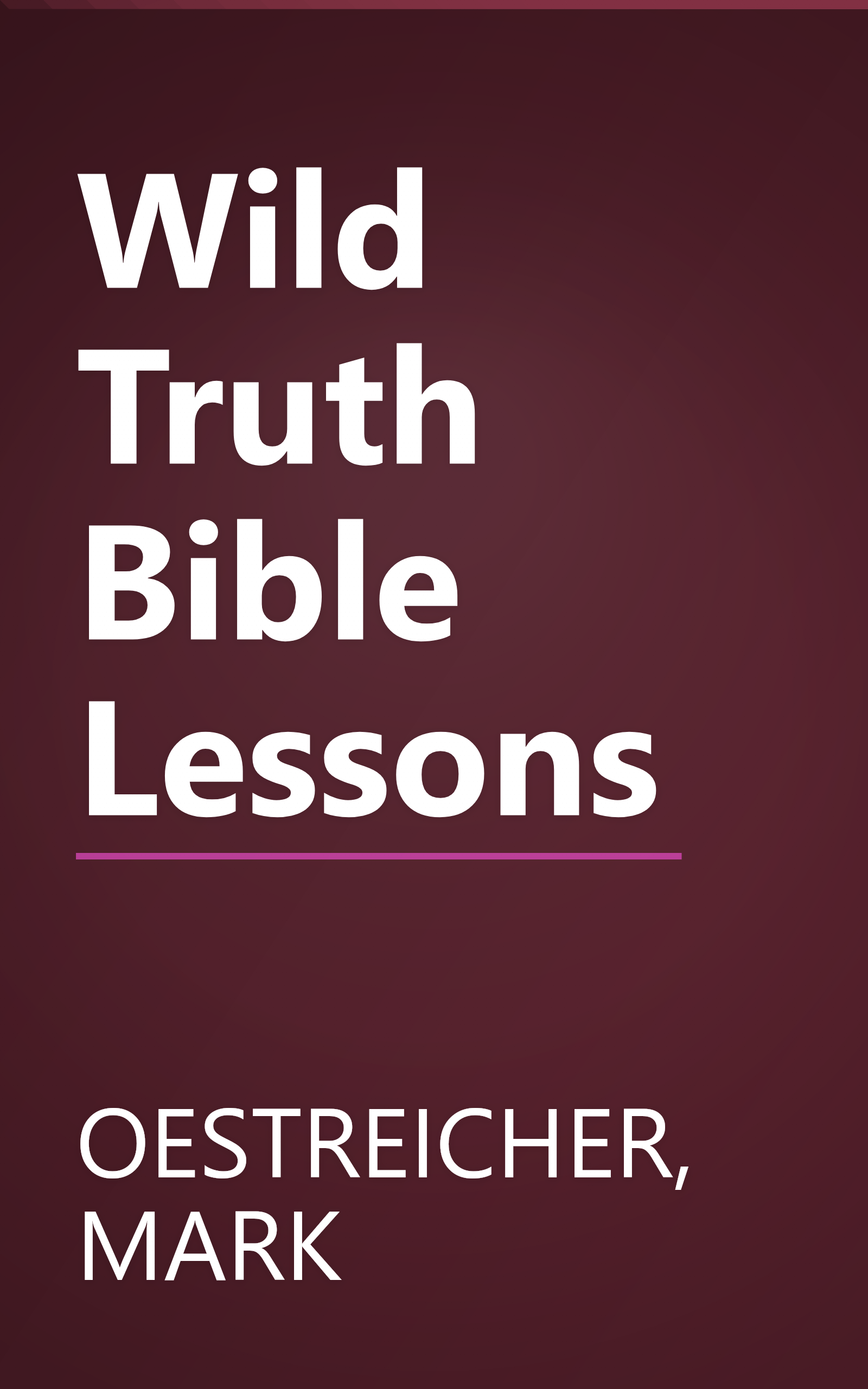 Wild Truth Bible Lessons book cover