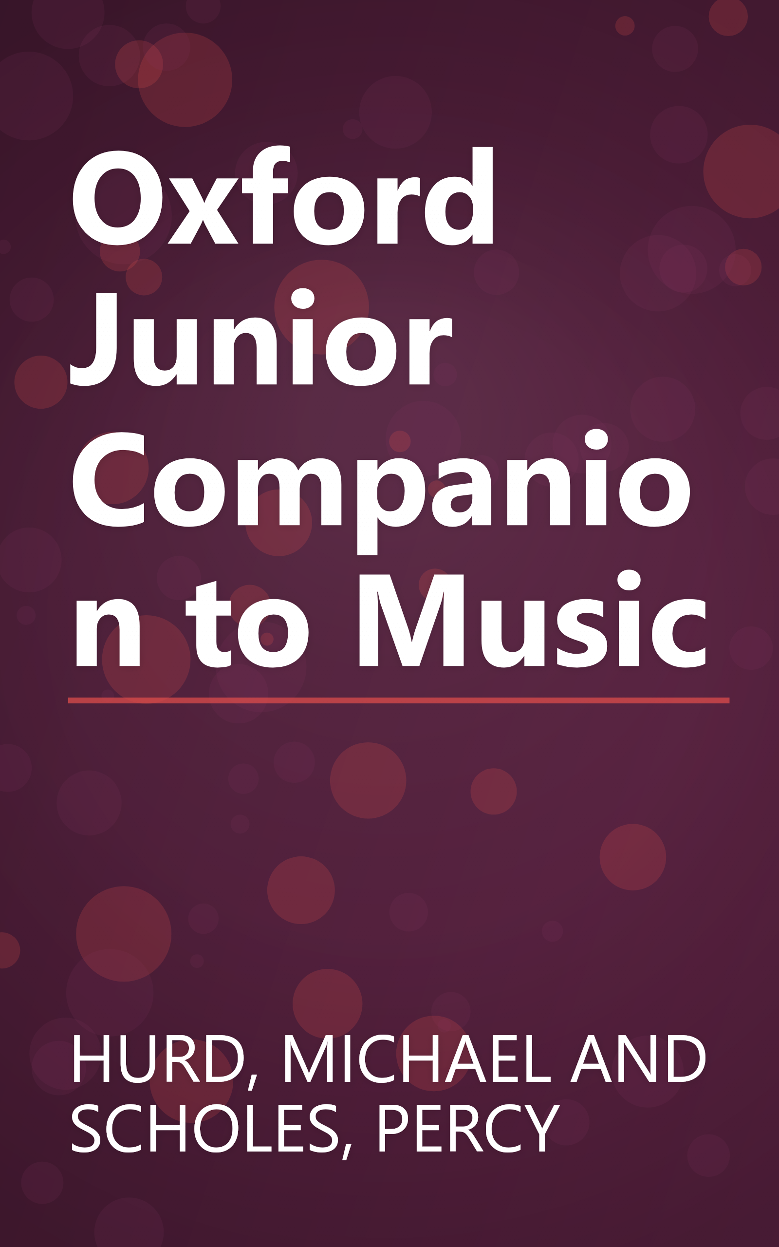 Oxford Junior Companion to Music book cover