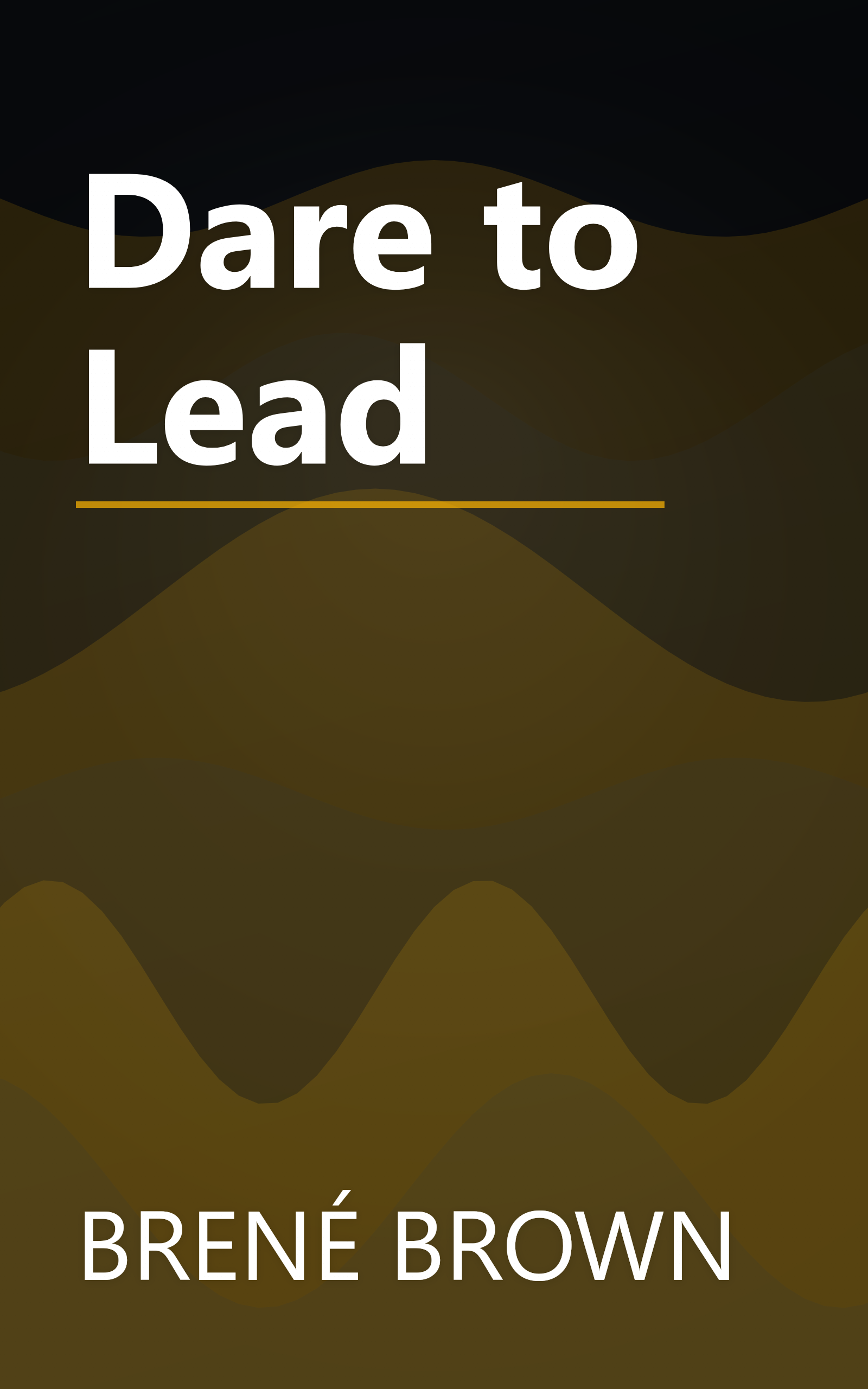 Dare to Lead book cover