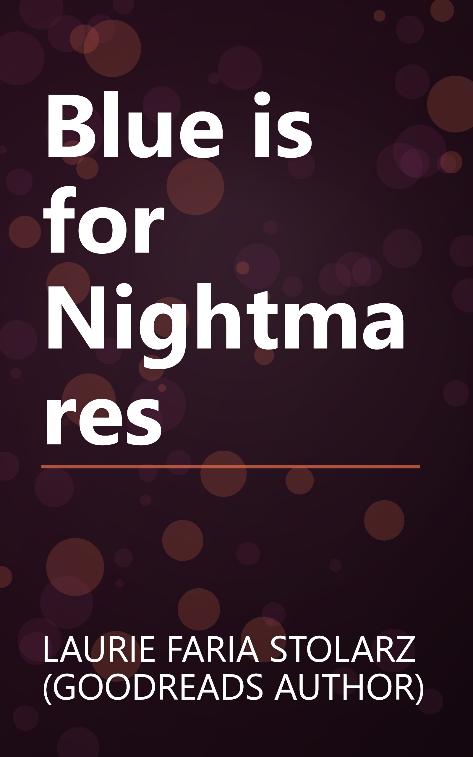 Blue is for Nightmares book cover