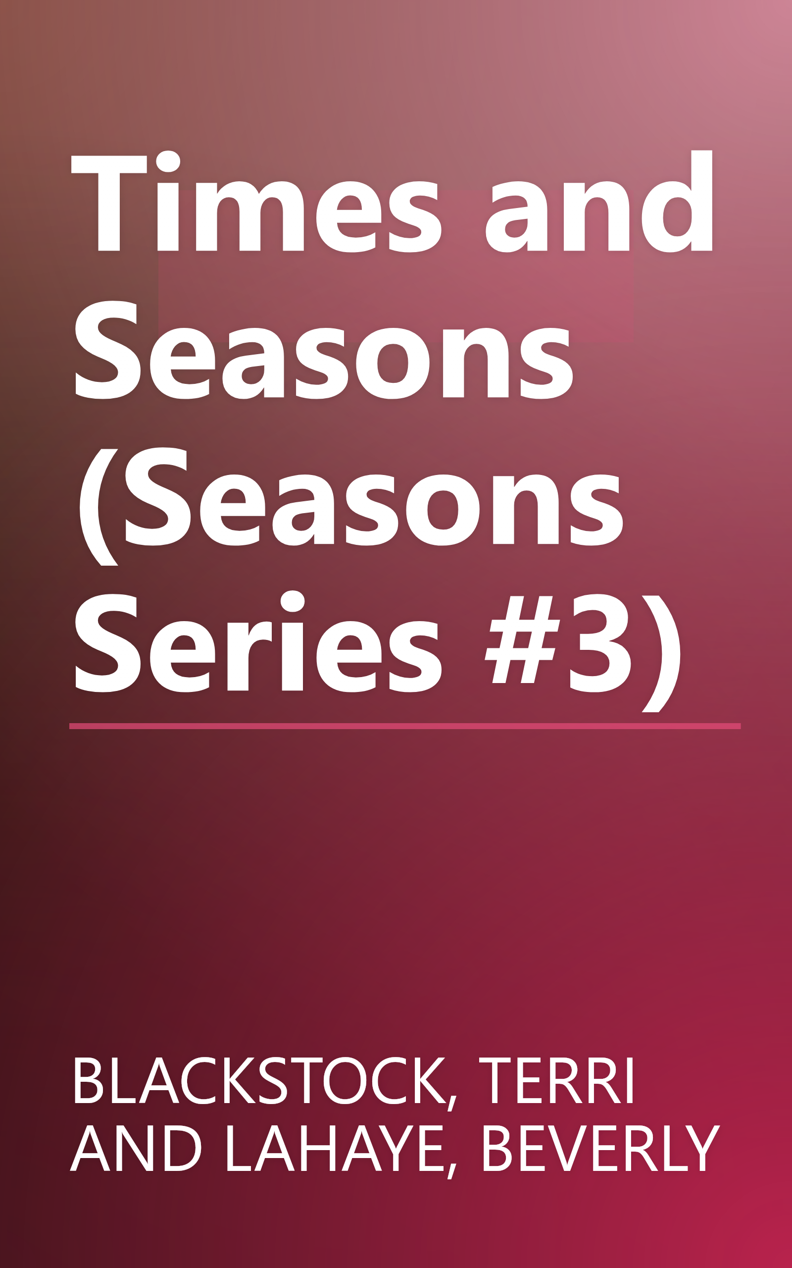 Times and Seasons (Seasons Series #3) book cover