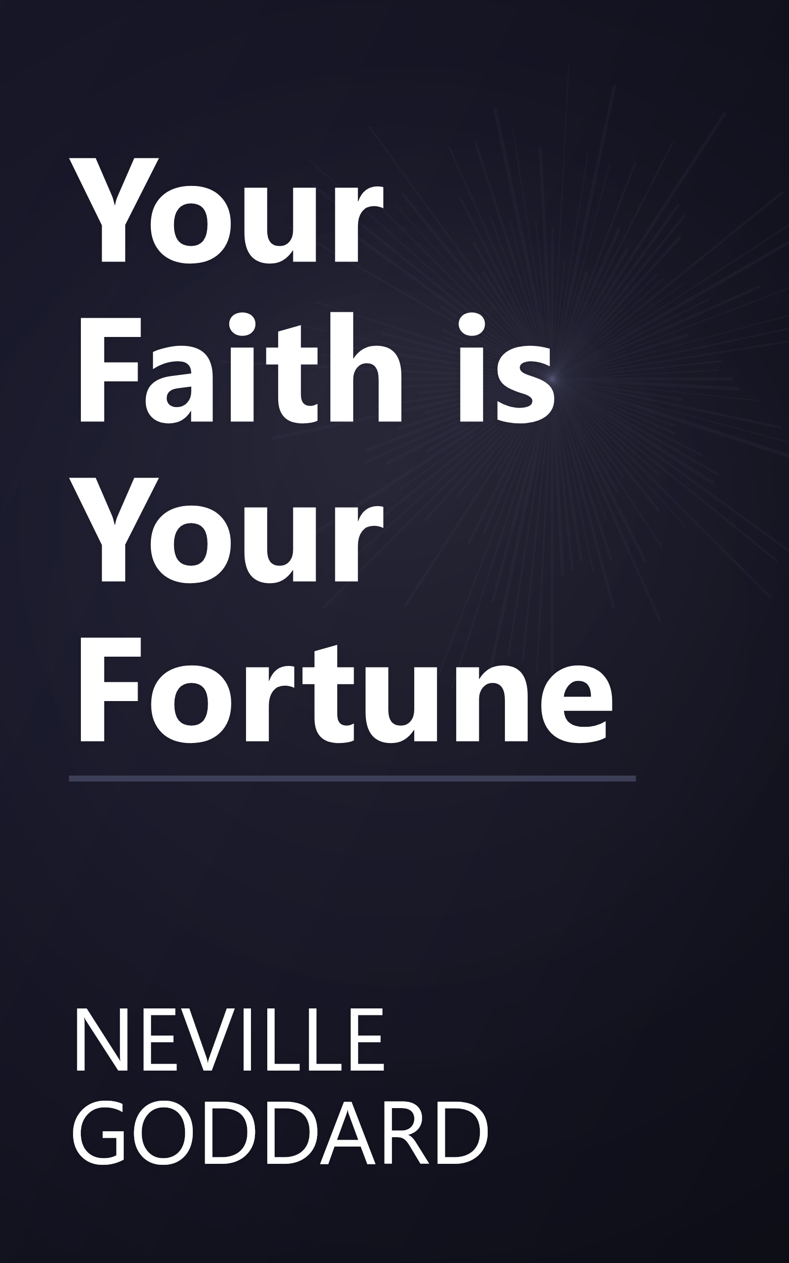 Your Faith is Your Fortune book cover
