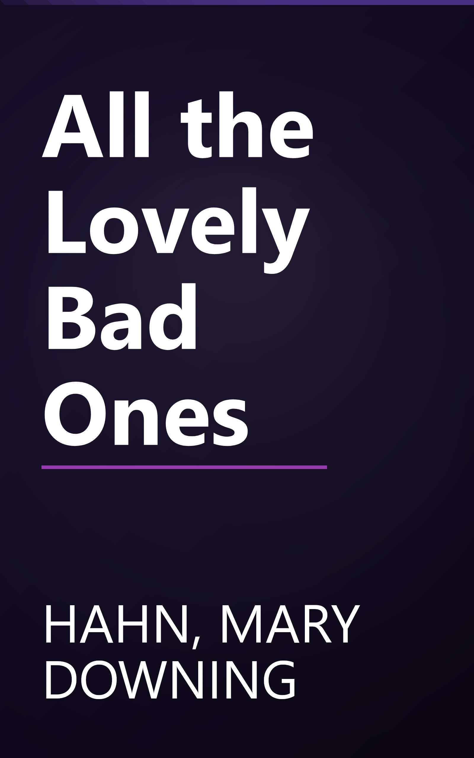 All the Lovely Bad Ones book cover