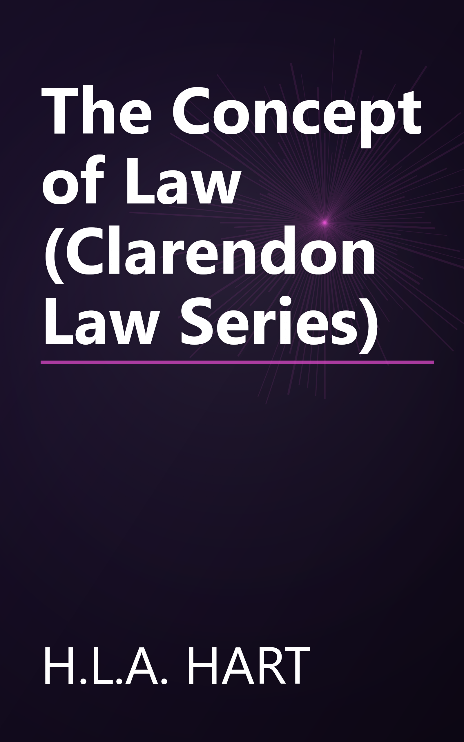 The Concept of Law (Clarendon Law Series) book cover