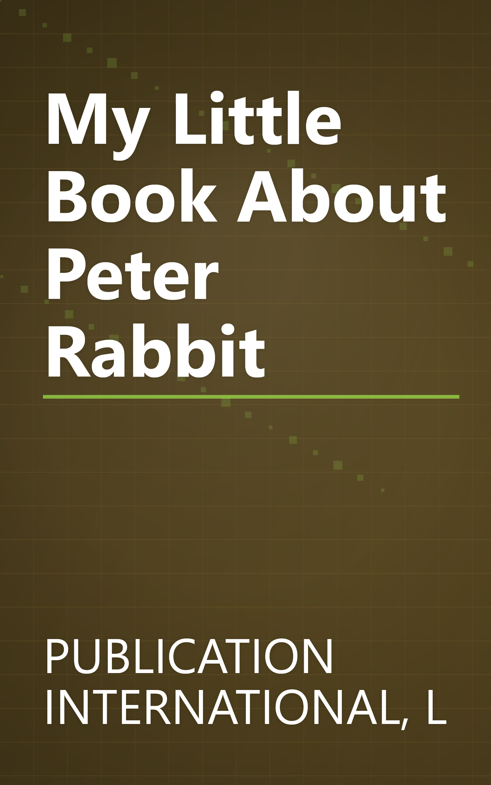 My Little Book About Peter Rabbit book cover