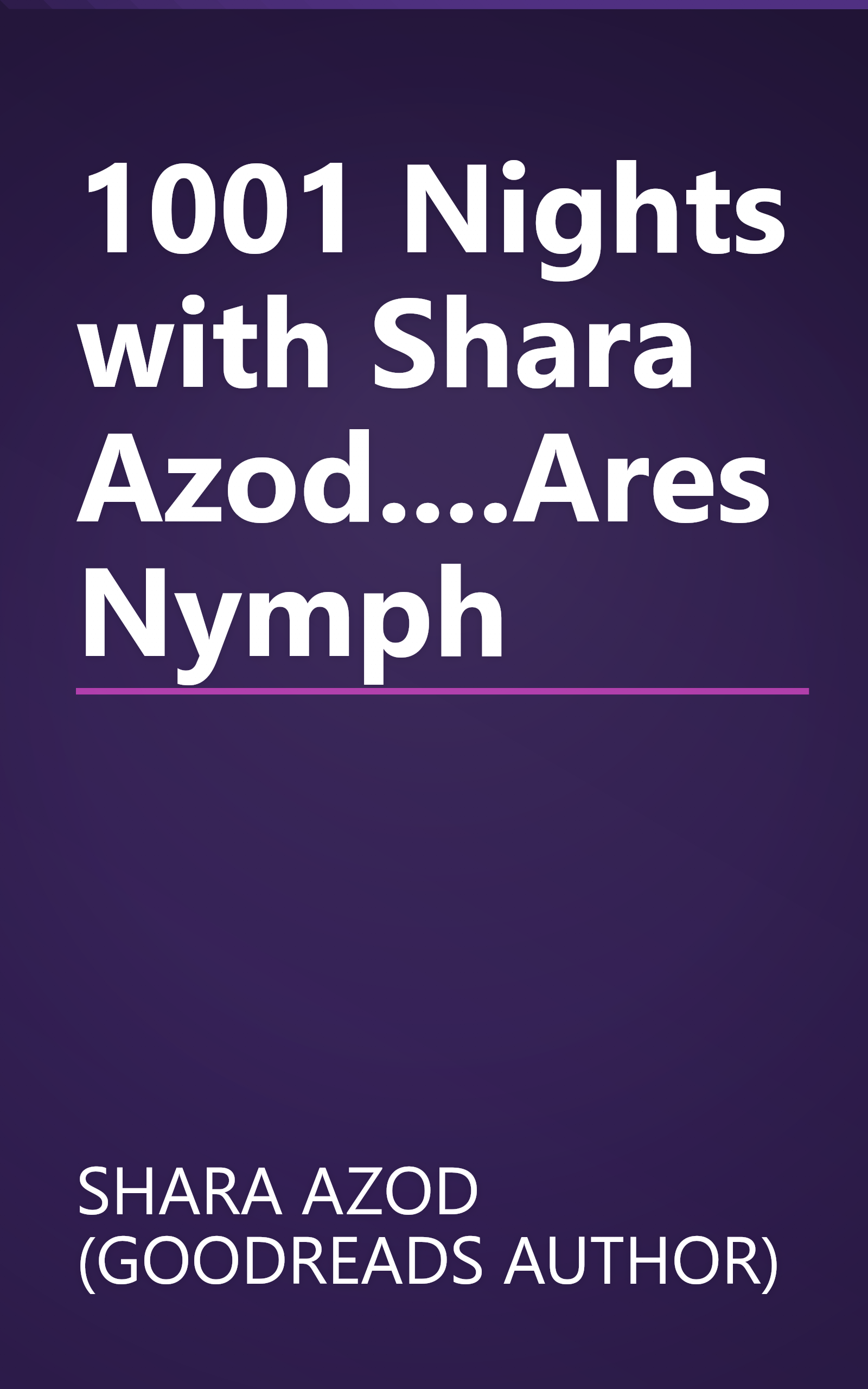 1001 Nights with Shara Azod....Ares Nymph book cover