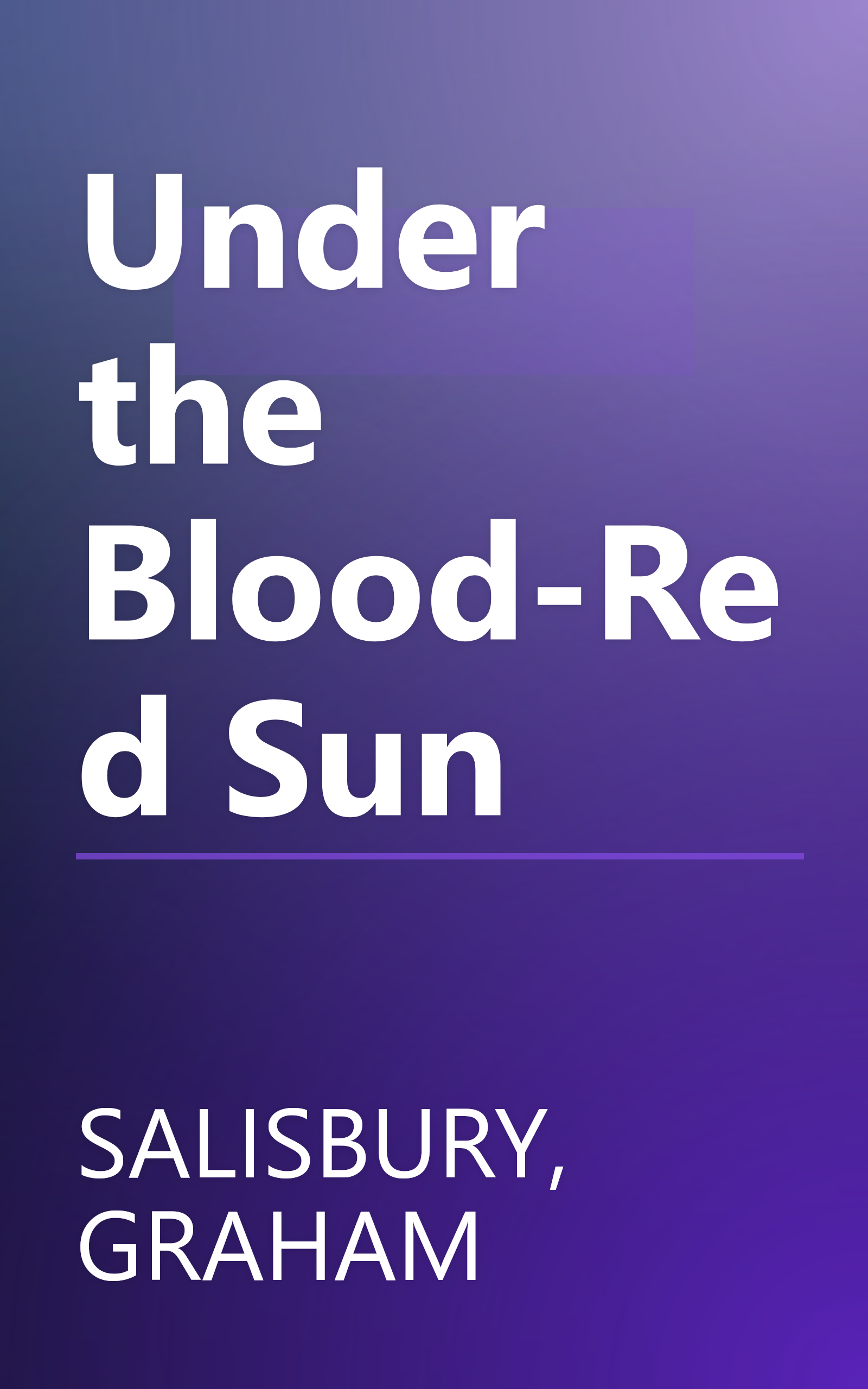 Under the Blood-Red Sun book cover