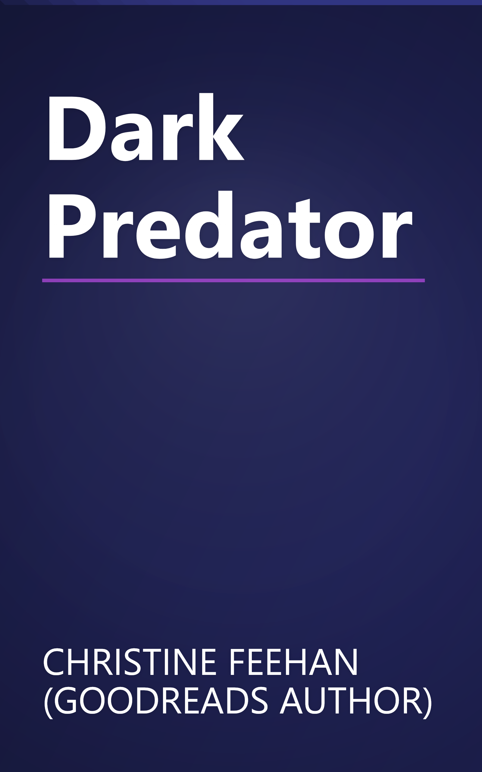 Dark Predator book cover