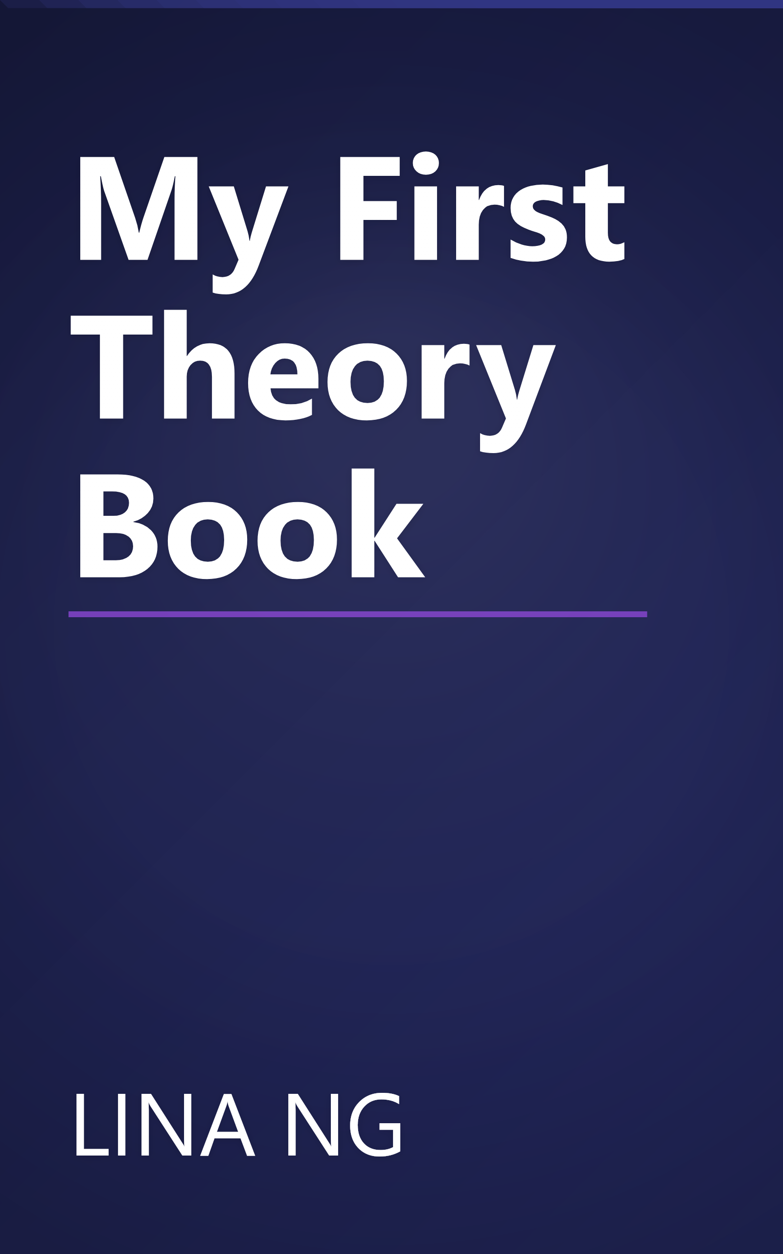 My First Theory Book book cover
