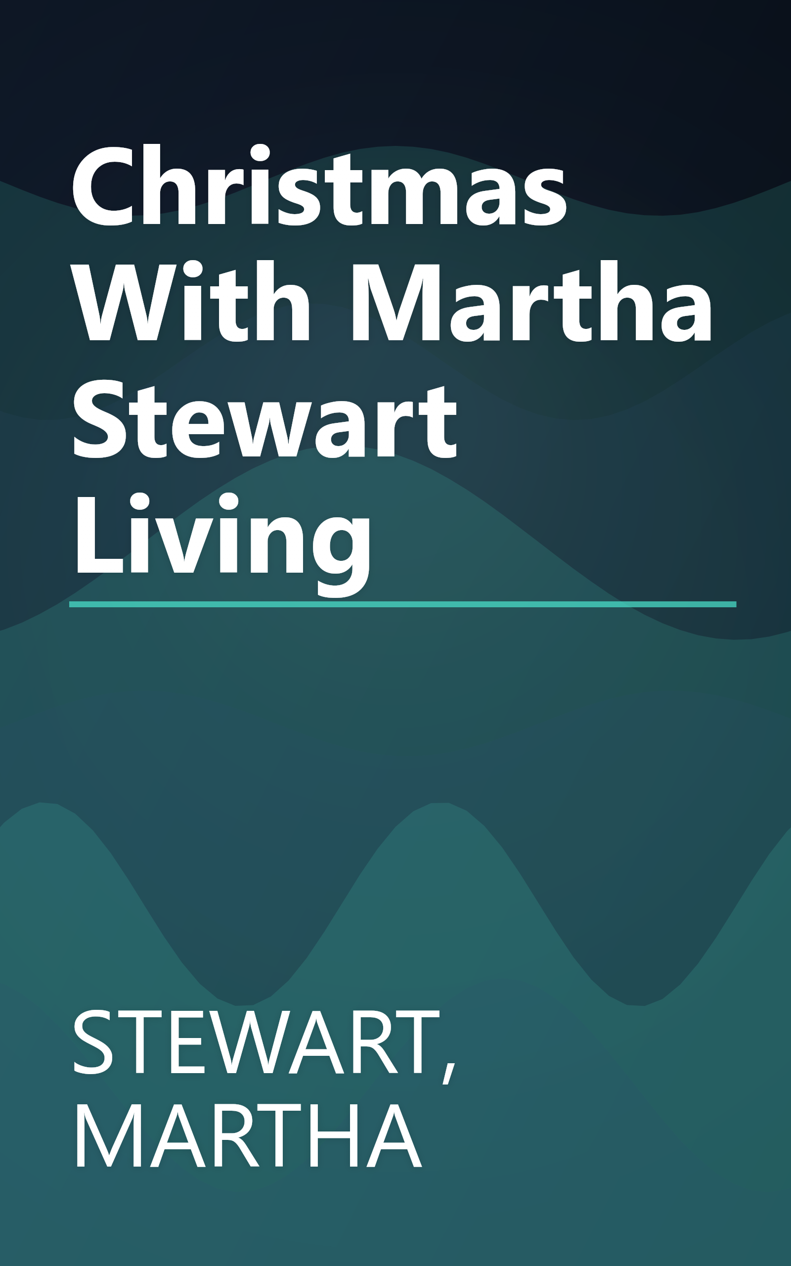 Christmas With Martha Stewart Living book cover