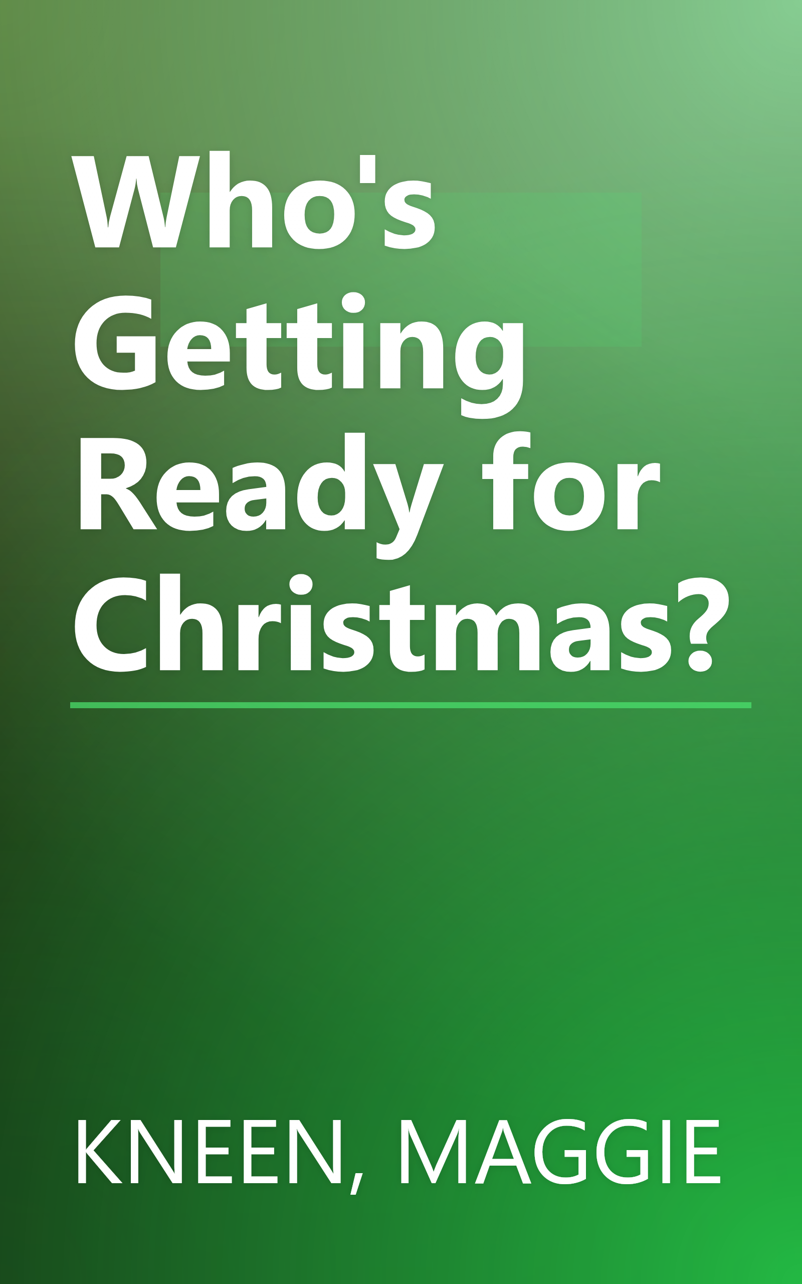 Who's Getting Ready for Christmas? book cover