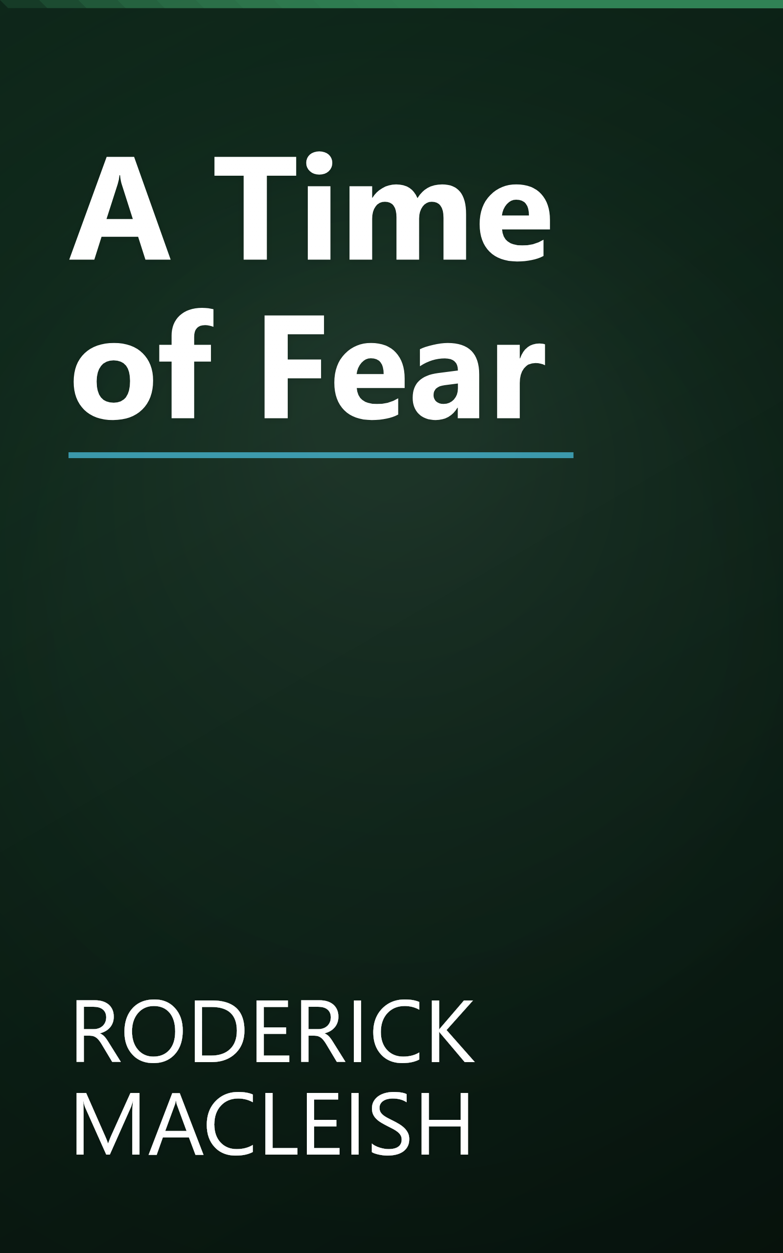 A Time of Fear book cover