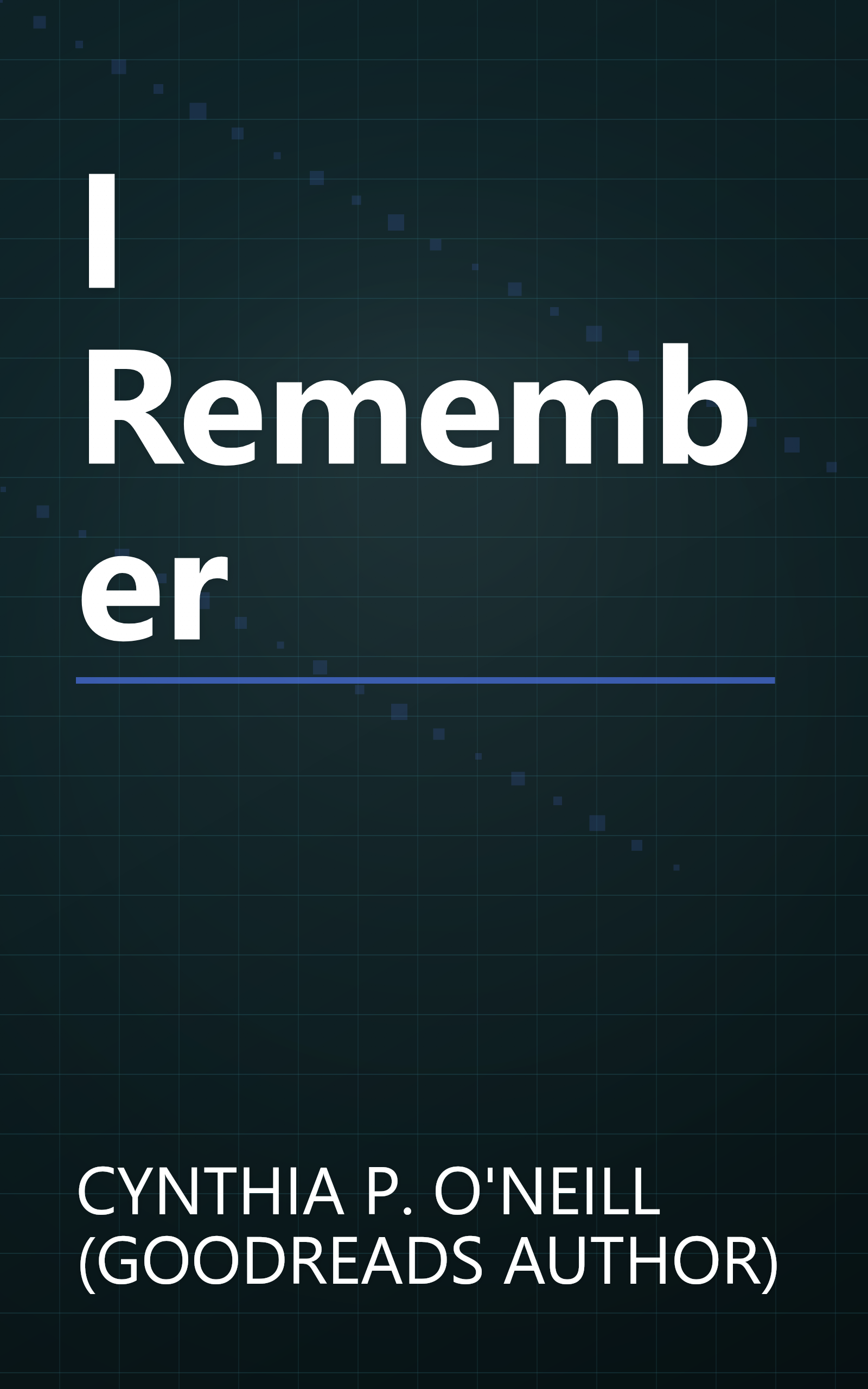 I Remember book cover