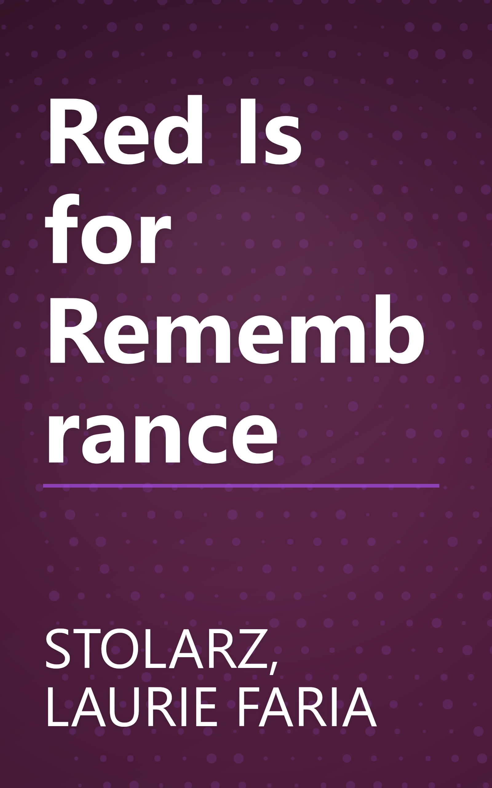 Red Is for Remembrance book cover