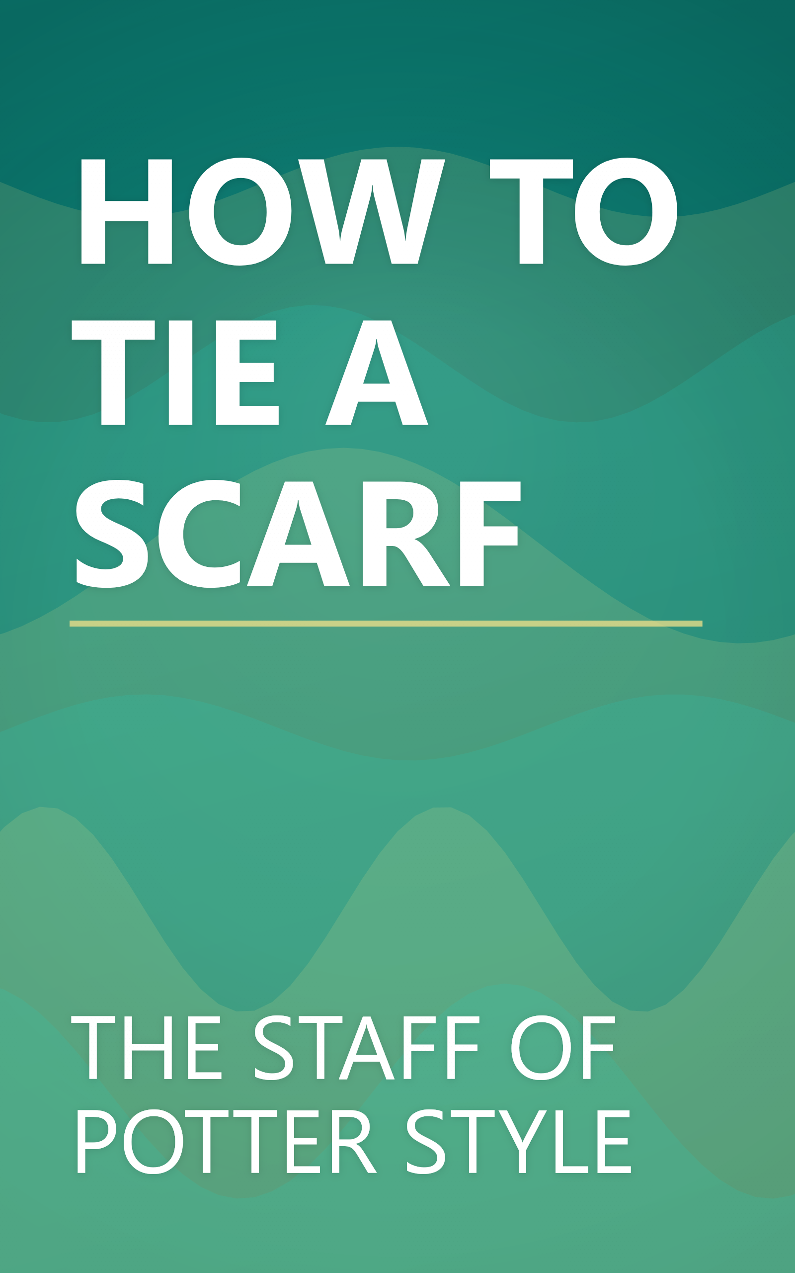 HOW TO TIE A SCARF book cover