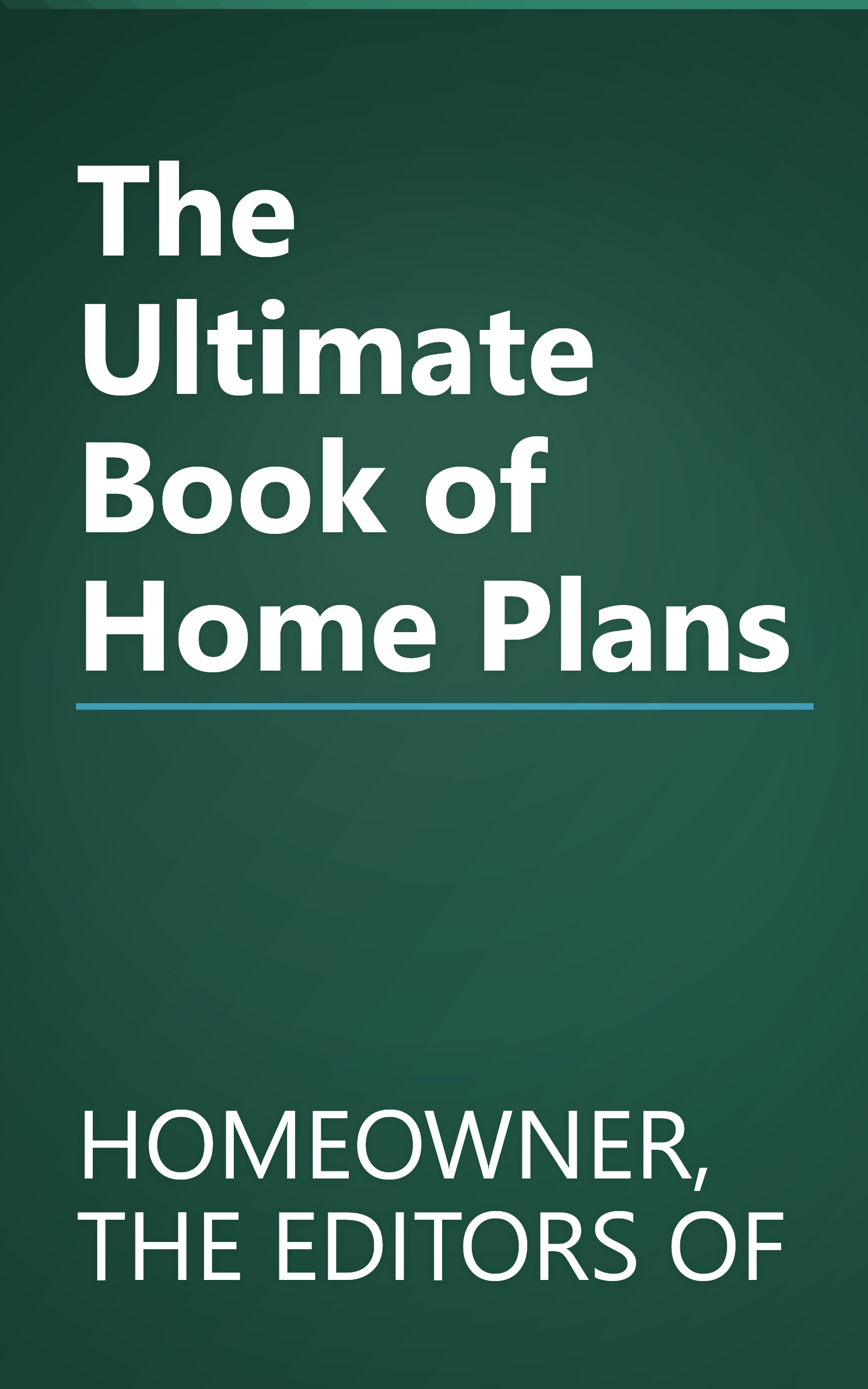 The Ultimate Book of Home Plans book cover
