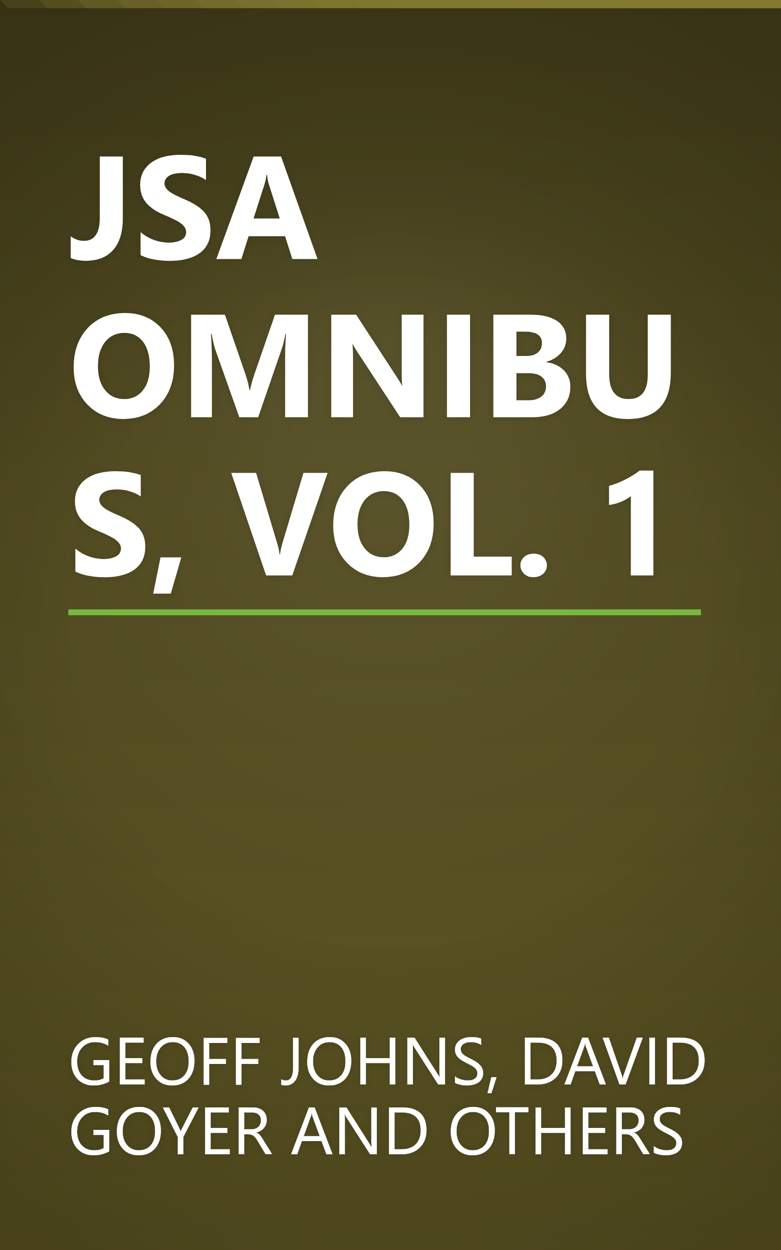 JSA OMNIBUS, VOL. 1 book cover