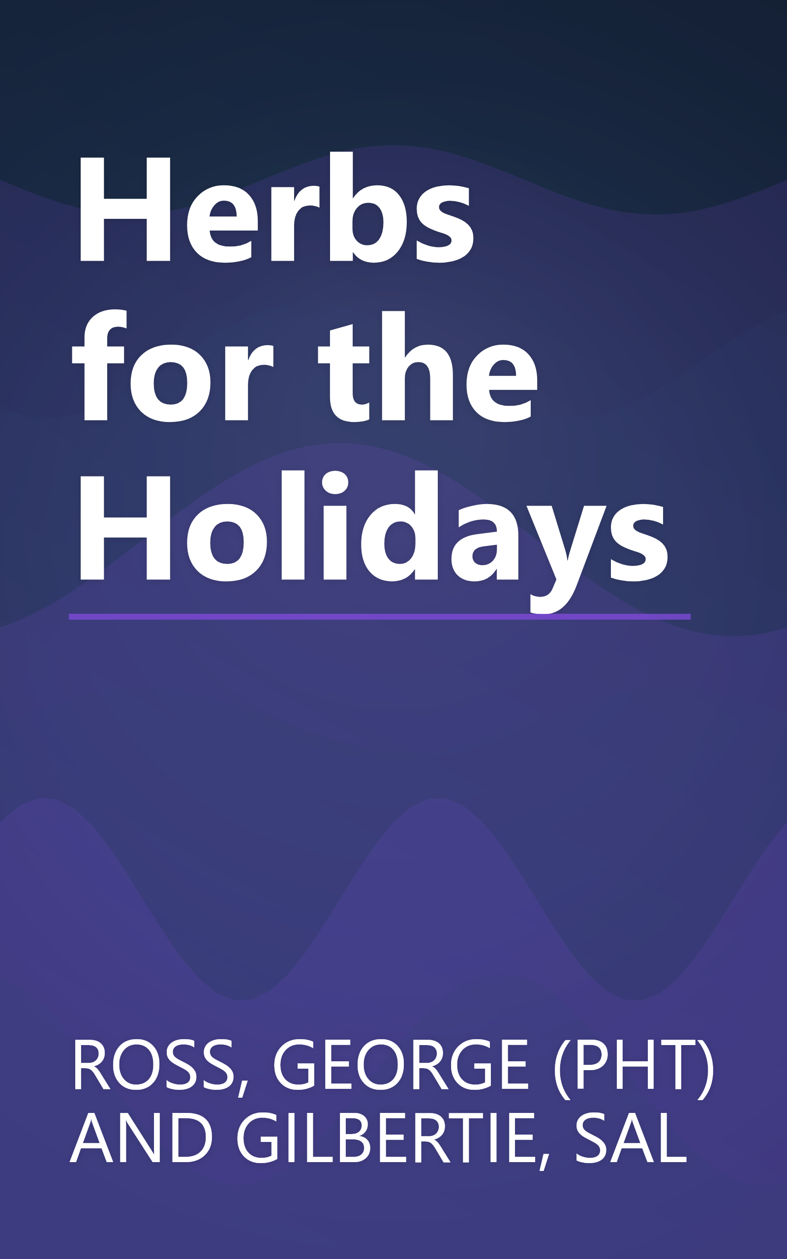 Herbs for the Holidays book cover