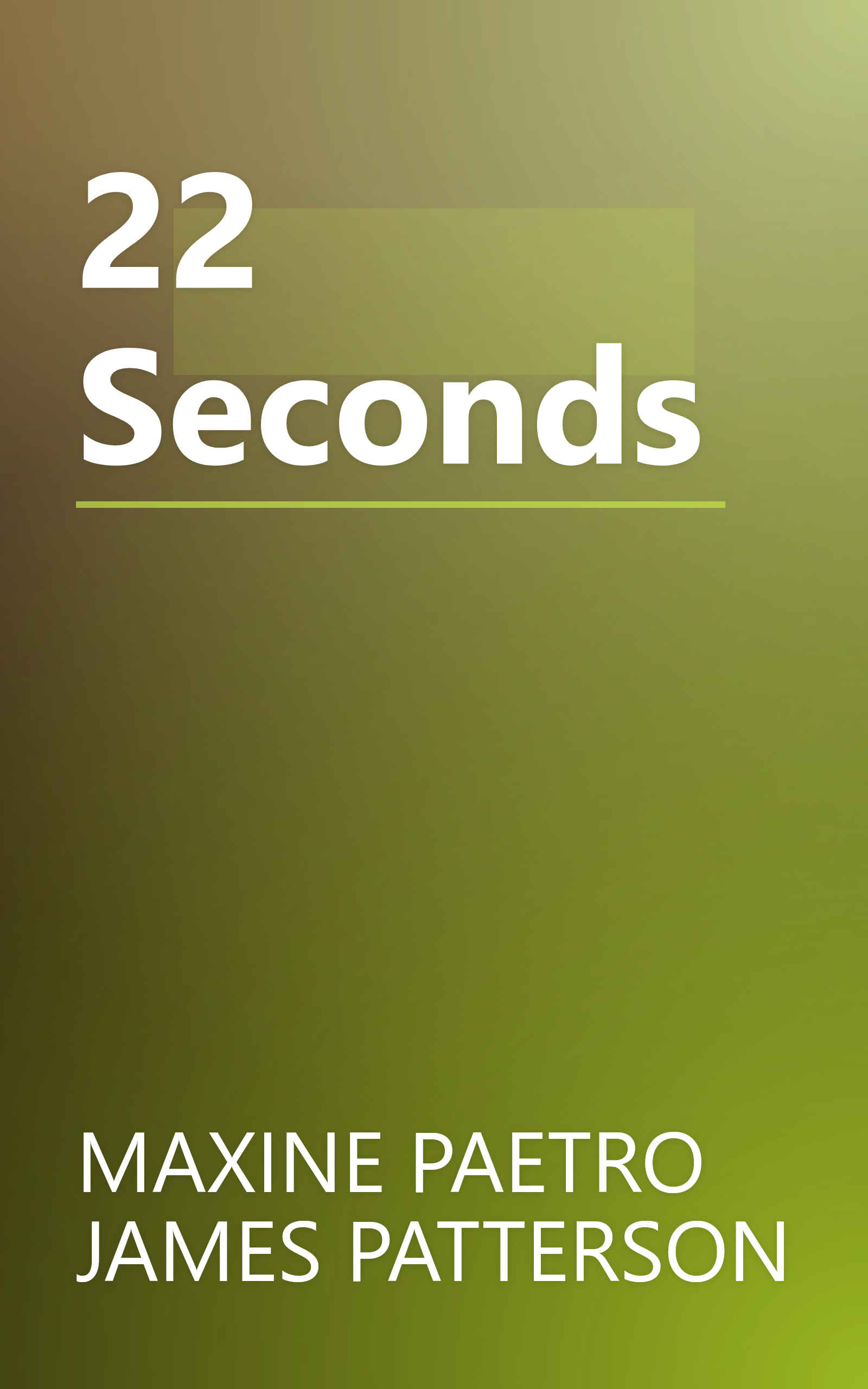 22 Seconds book cover
