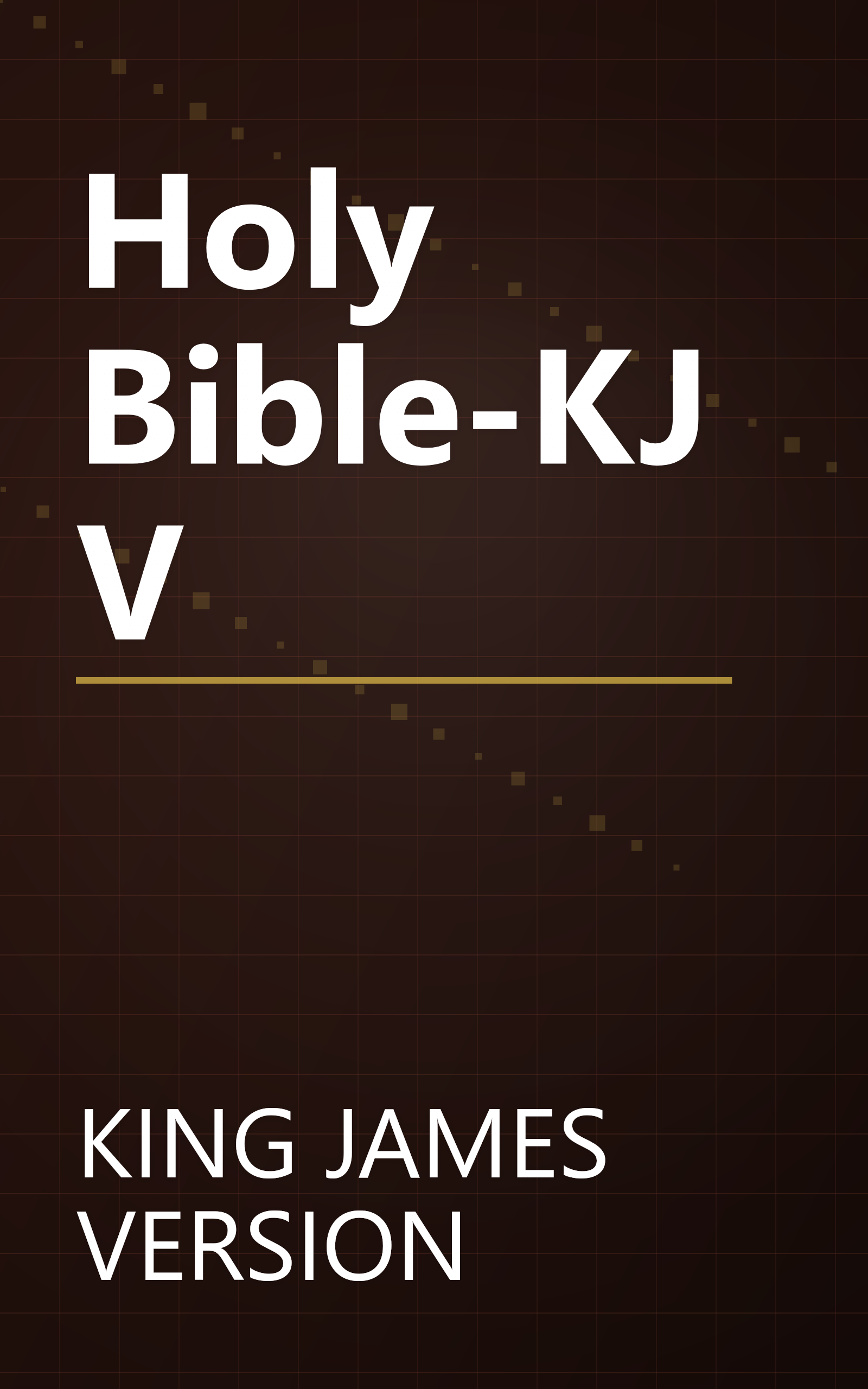 Holy Bible-KJV book cover