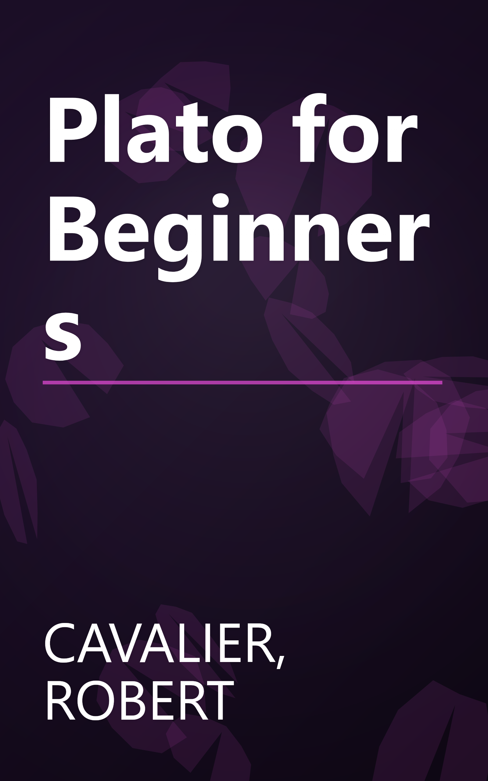 Plato for Beginners book cover