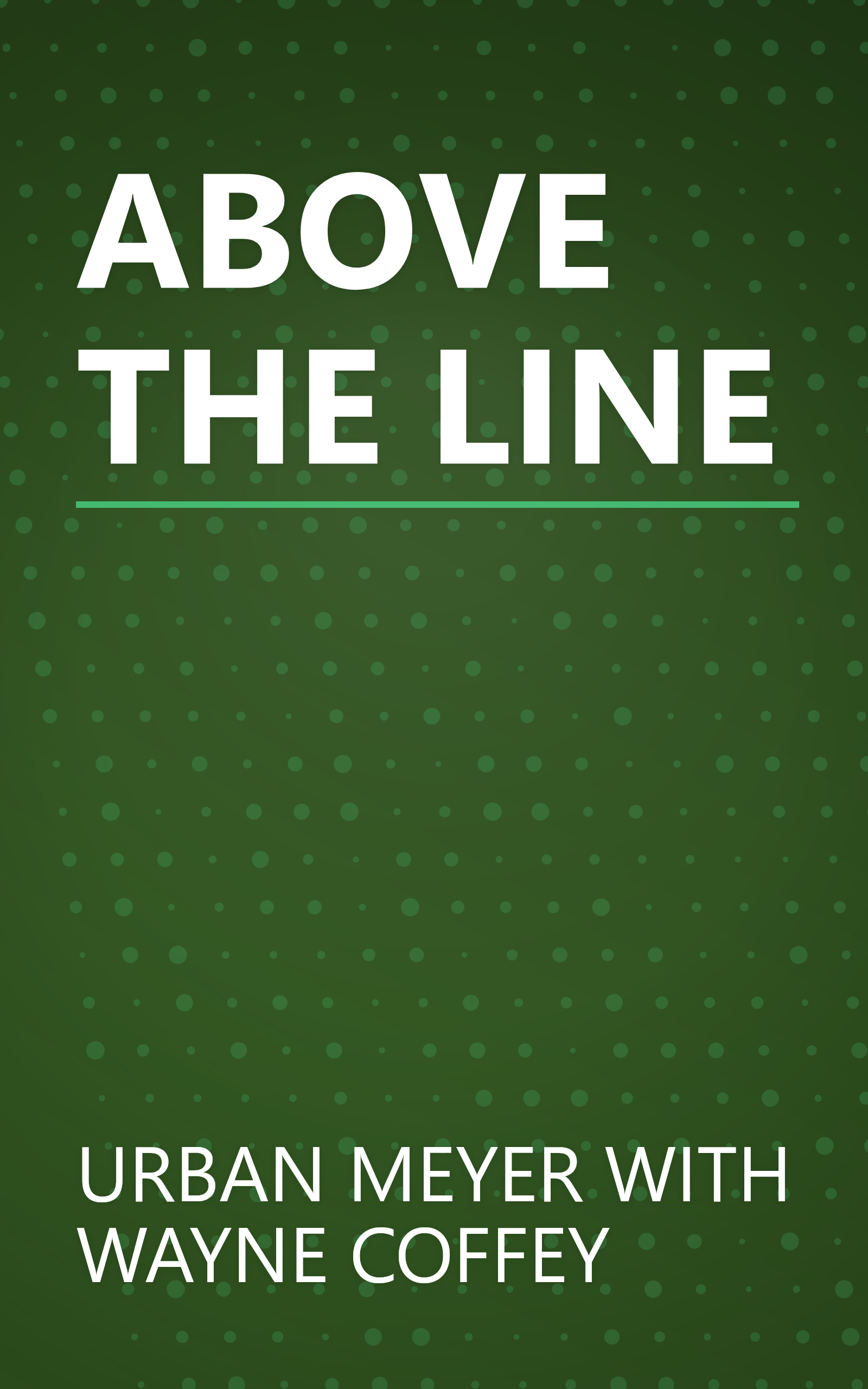 ABOVE THE LINE book cover