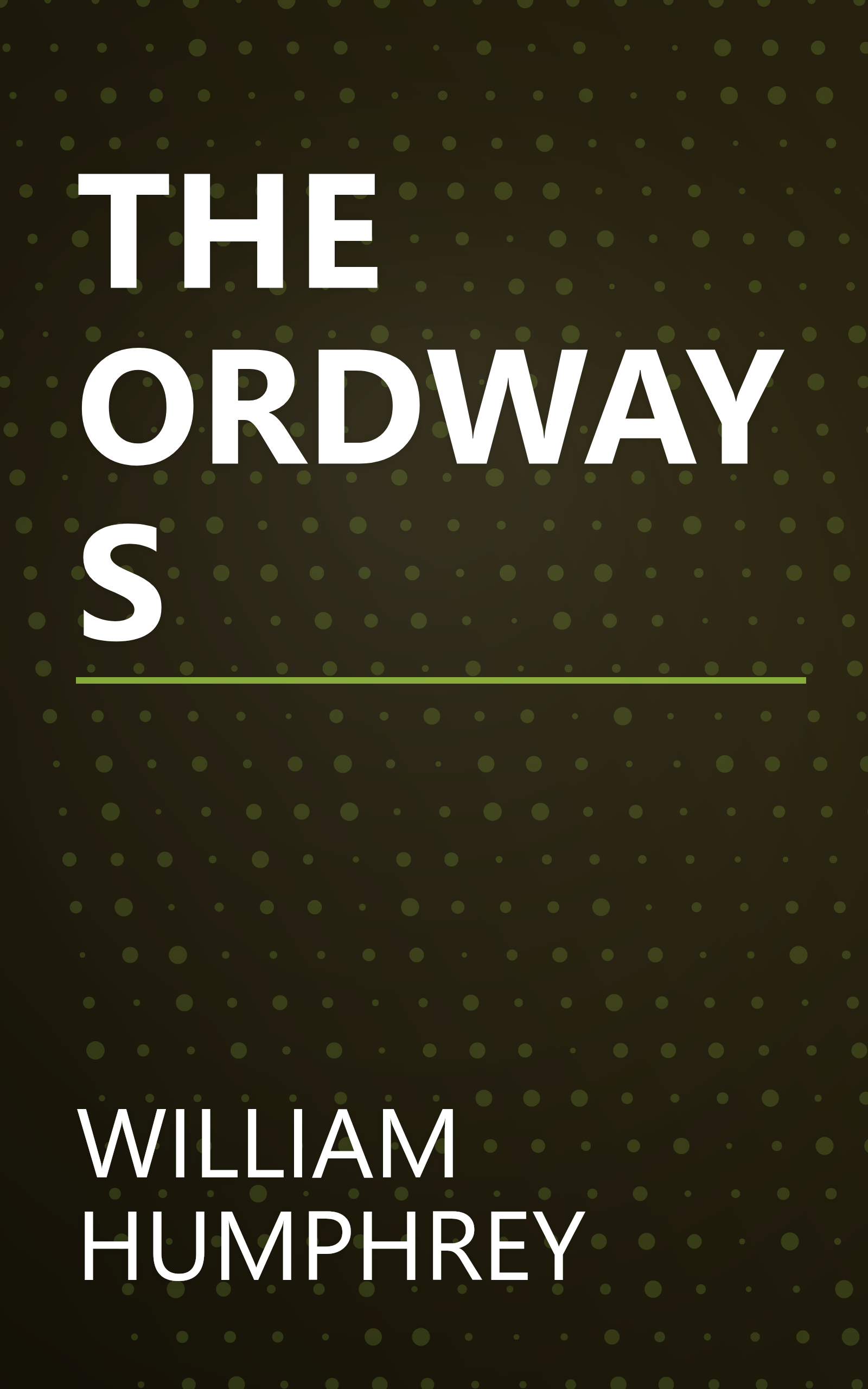 THE ORDWAYS book cover