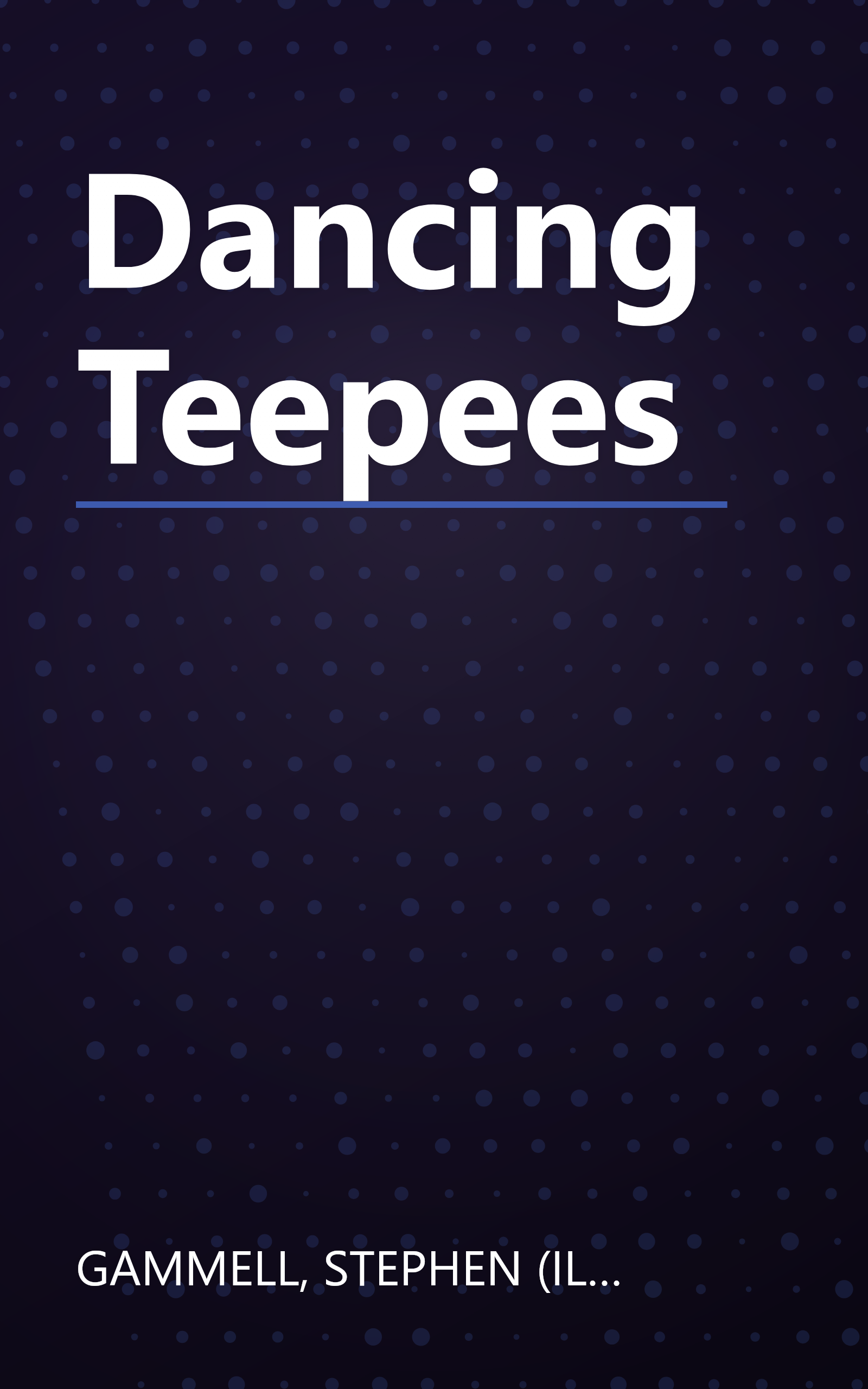 Dancing Teepees book cover