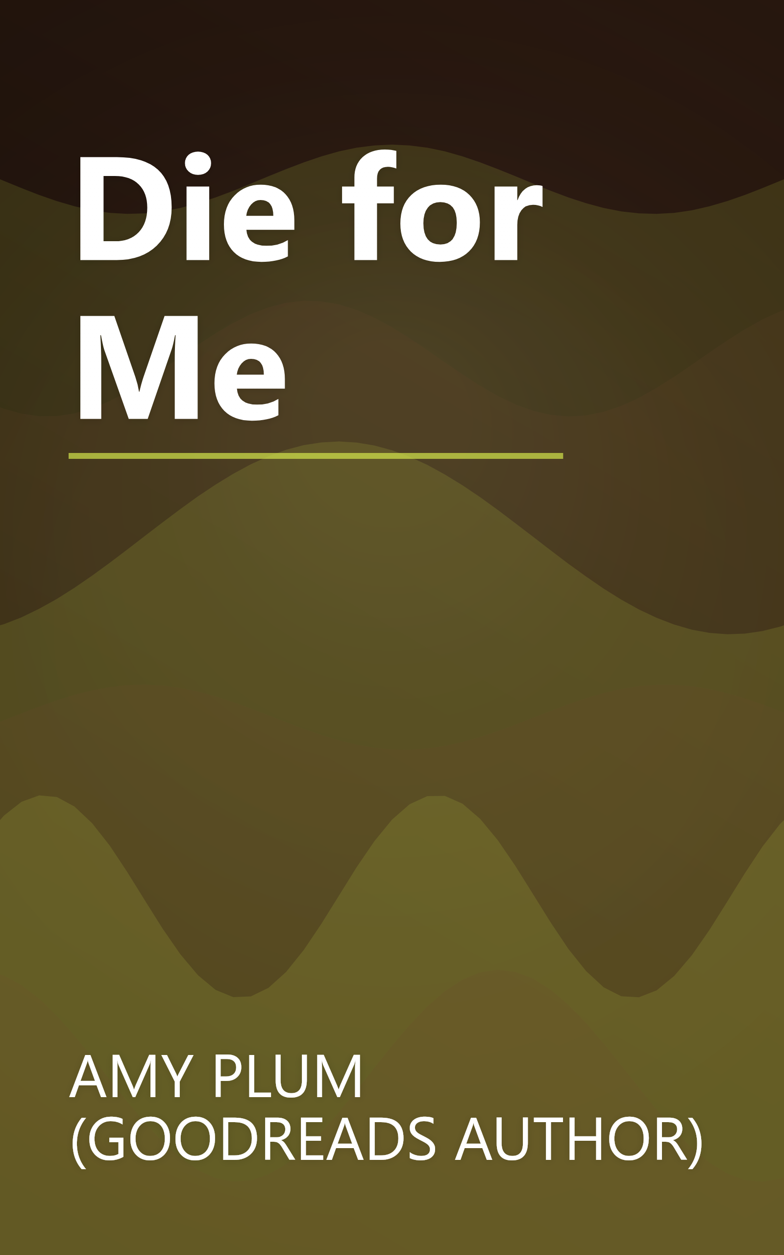 Die for Me book cover