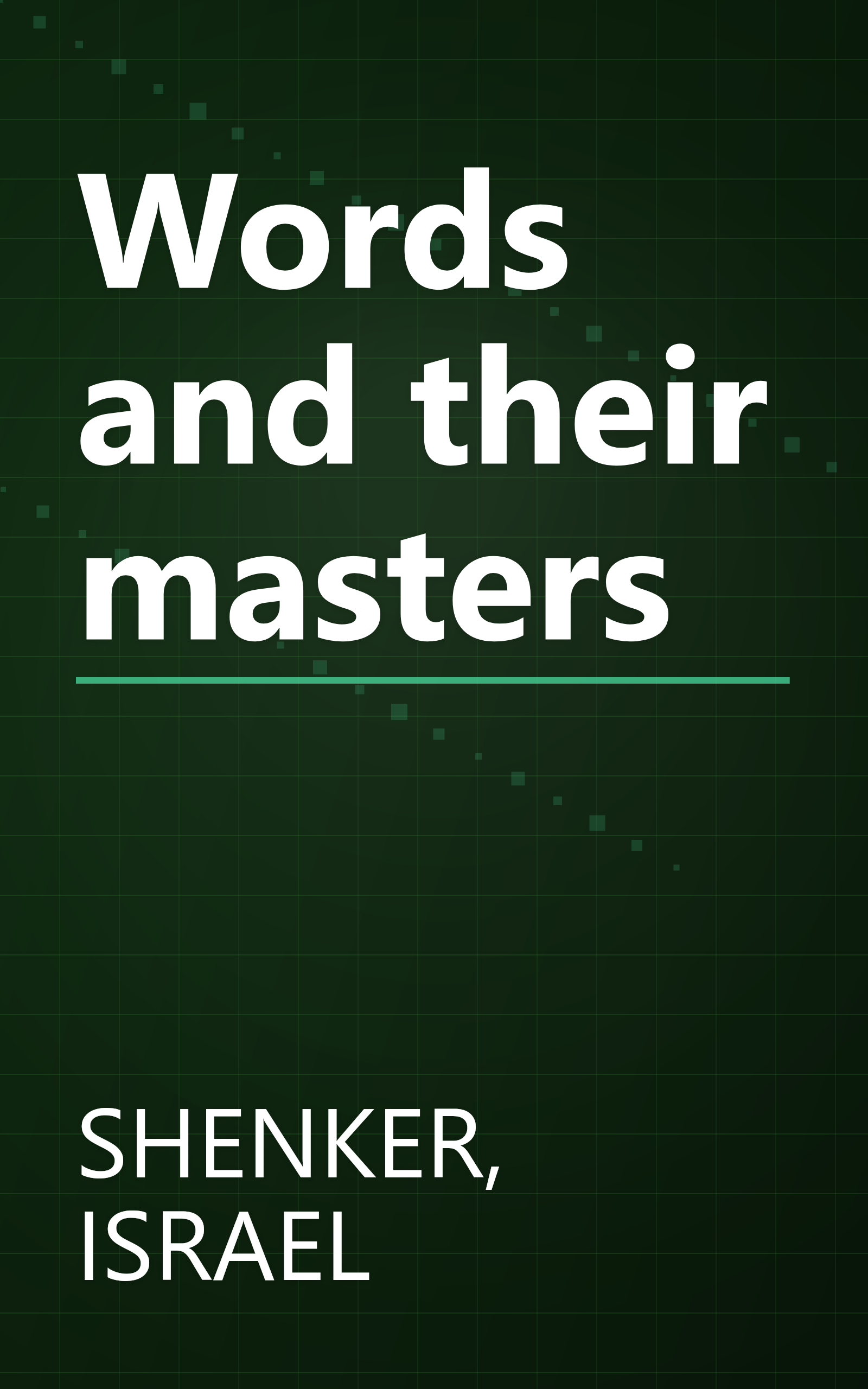 Words and their masters book cover