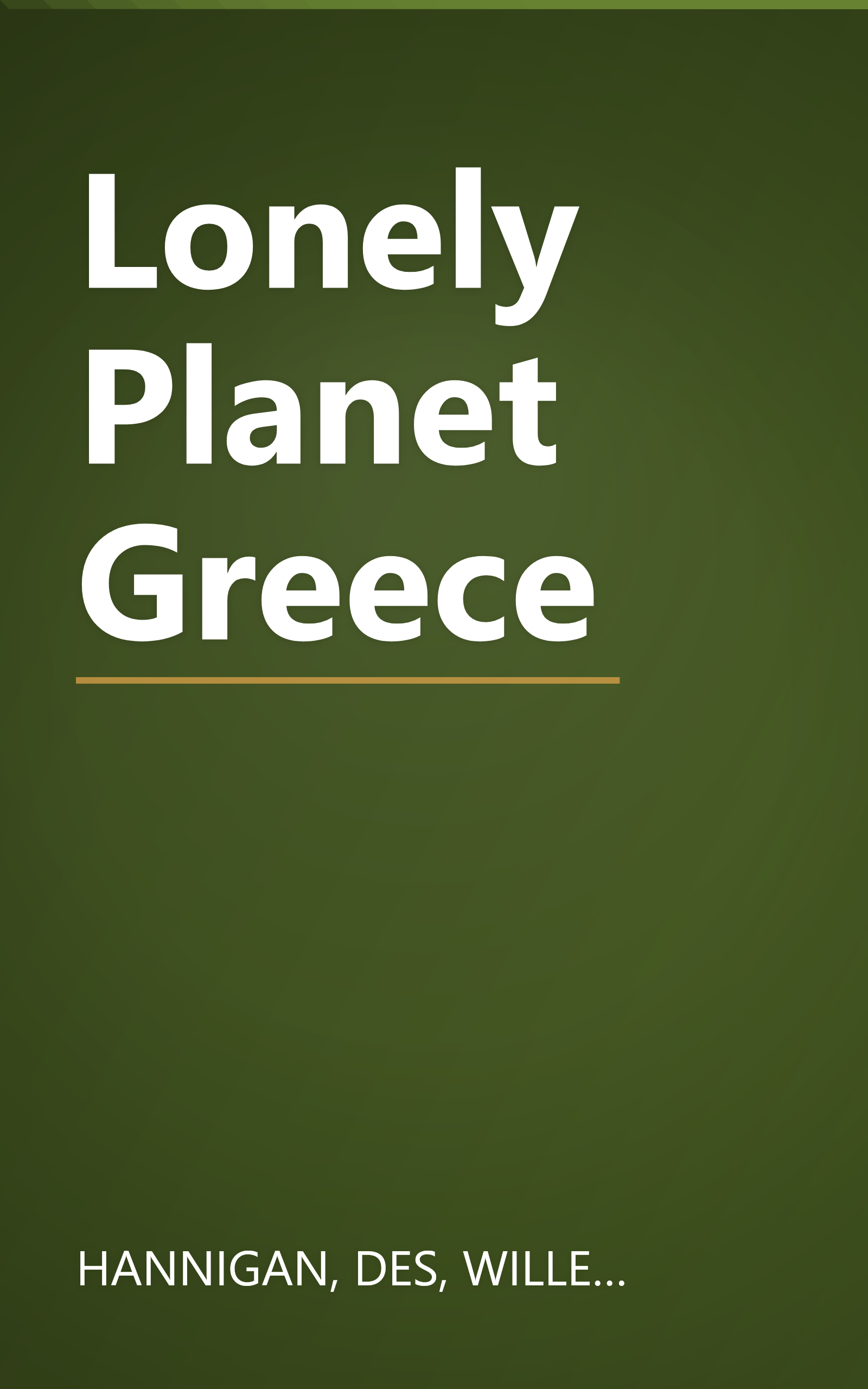 Lonely Planet Greece book cover