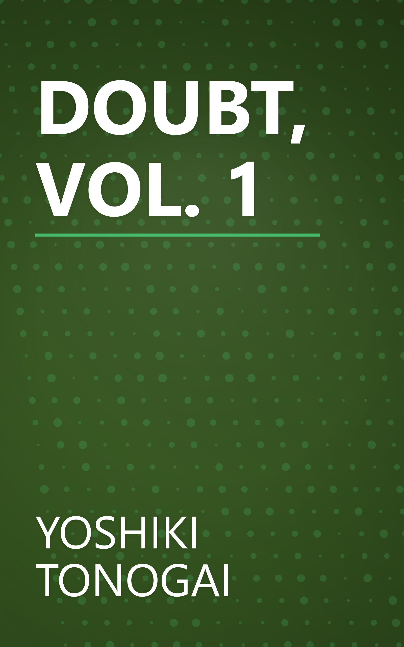 DOUBT, VOL. 1 book cover