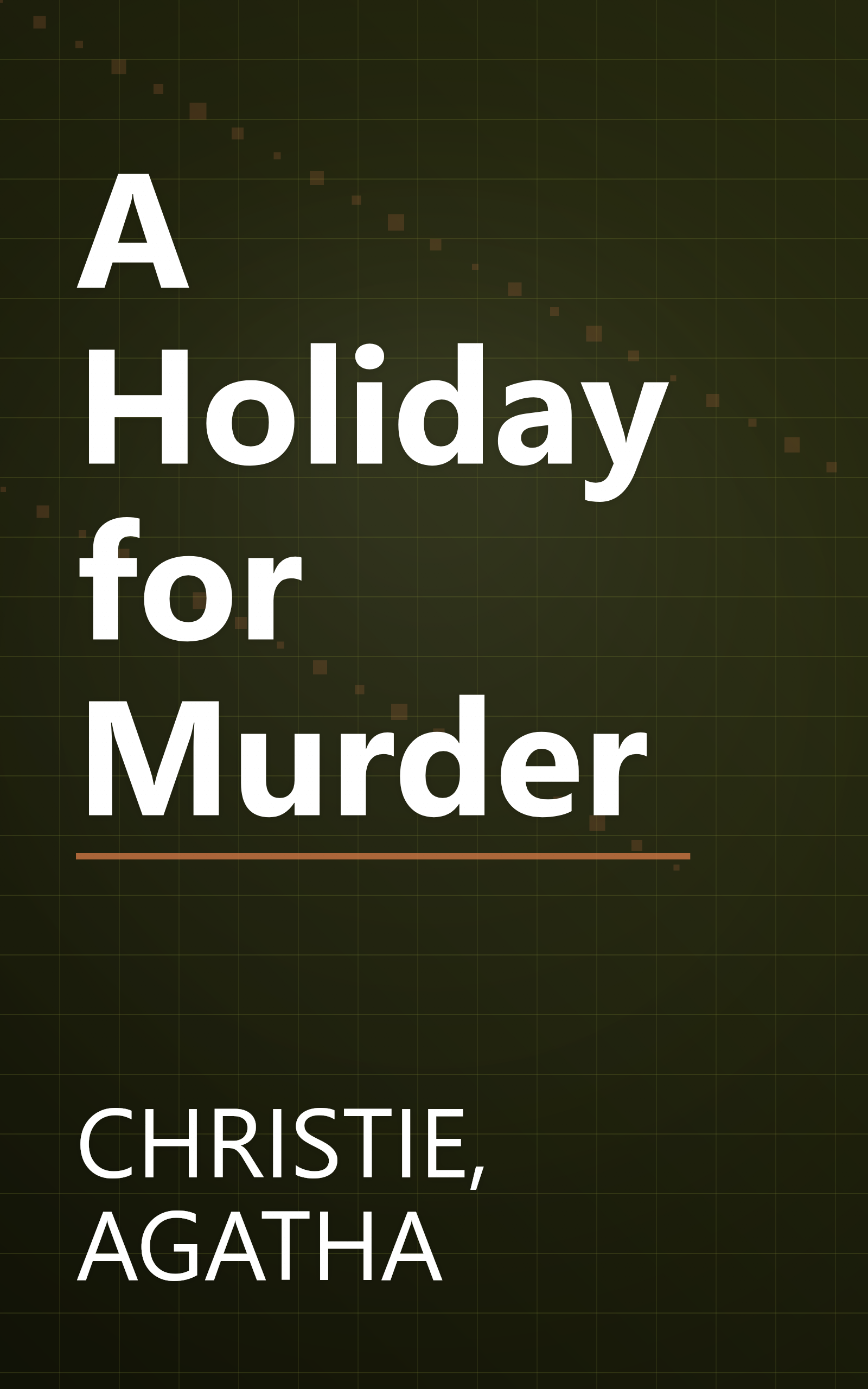 A Holiday for Murder book cover